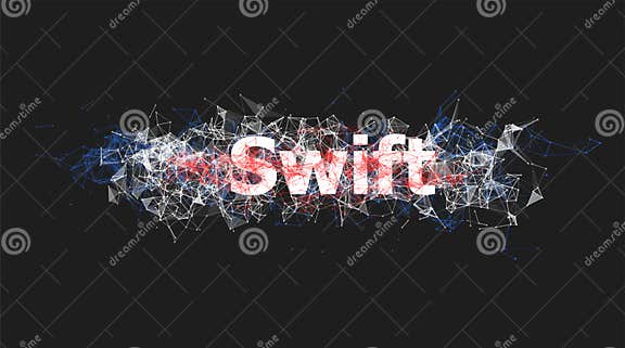 Swift Technology for Website Design Stock Vector - Illustration of ...