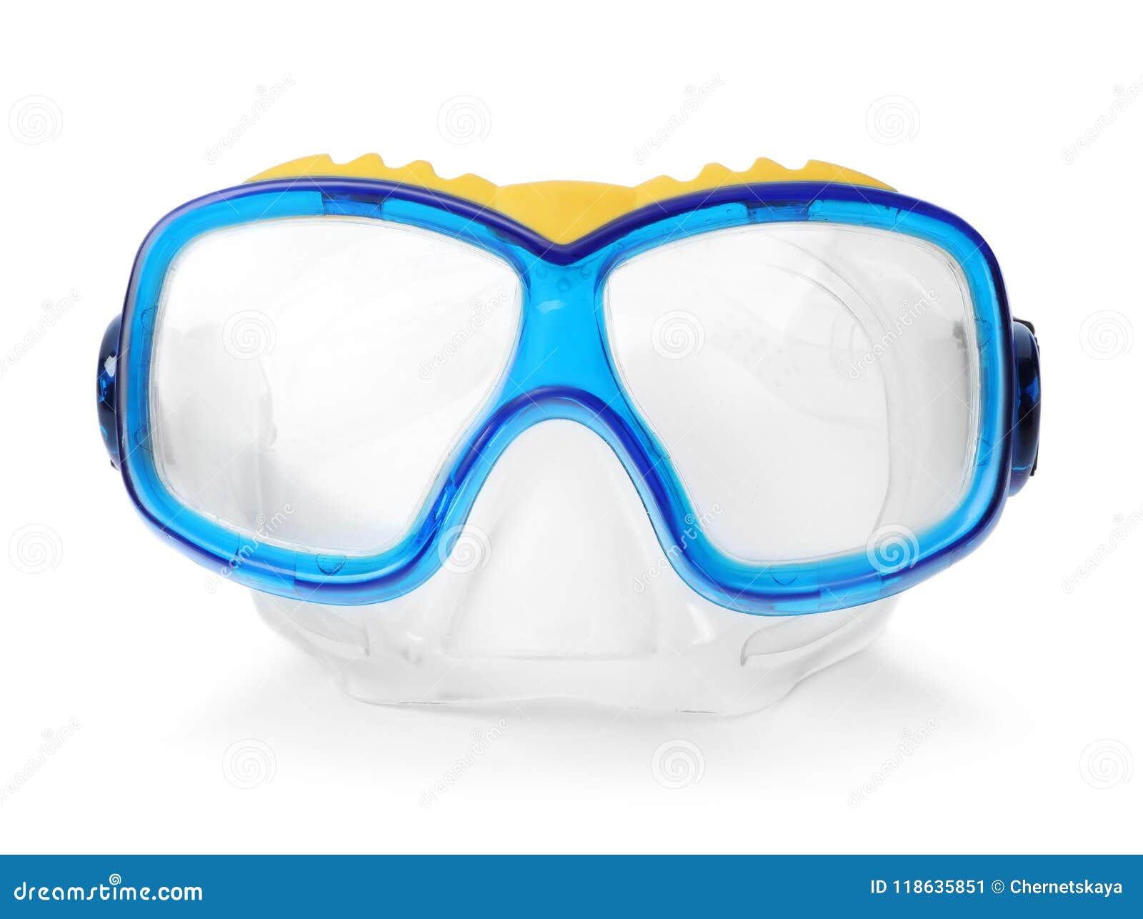Swim Goggles on White Background Stock Image - Image of journey, sport ...