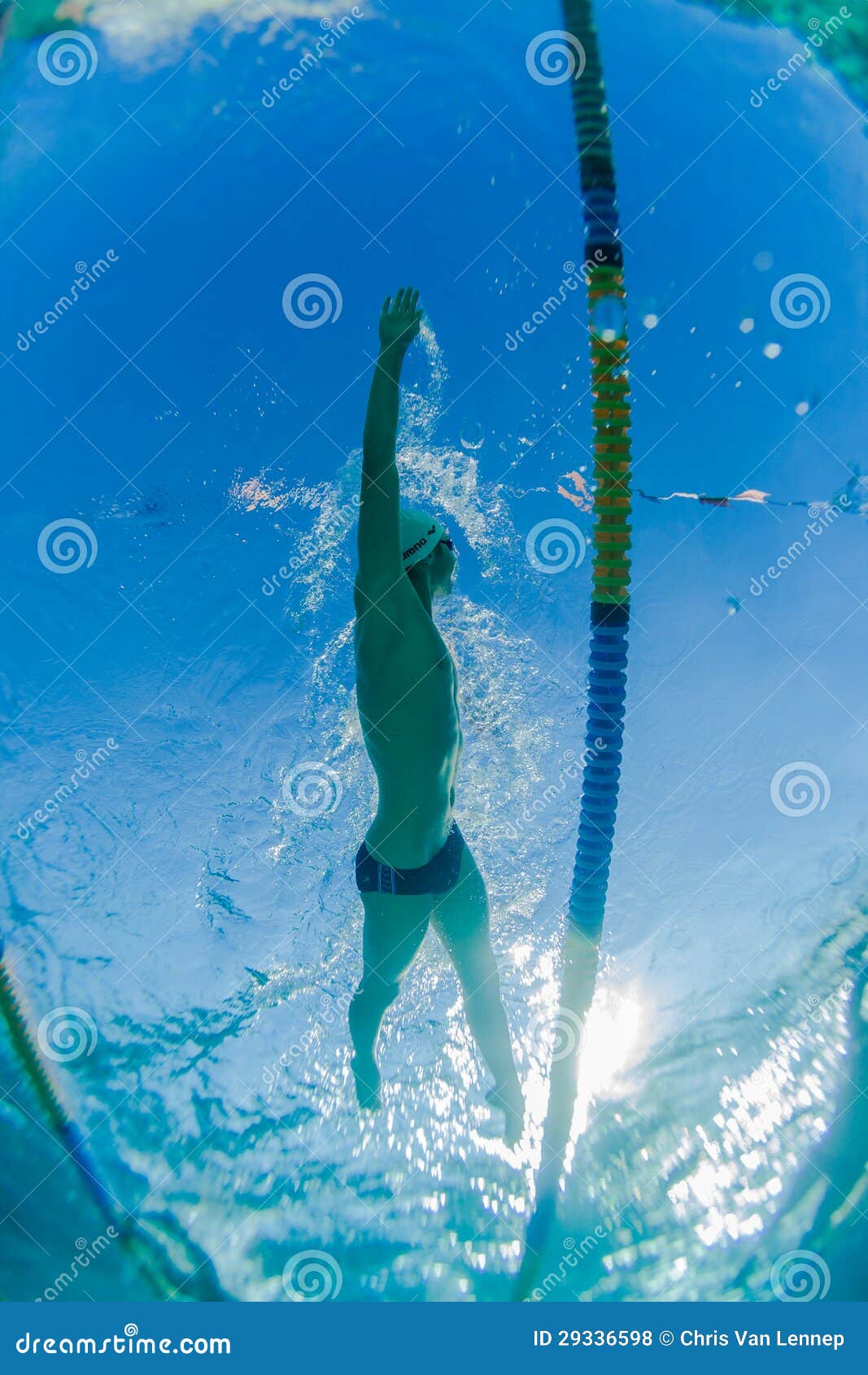 Swim Male Training Underwater Editorial Stock Photo - Image of training ...