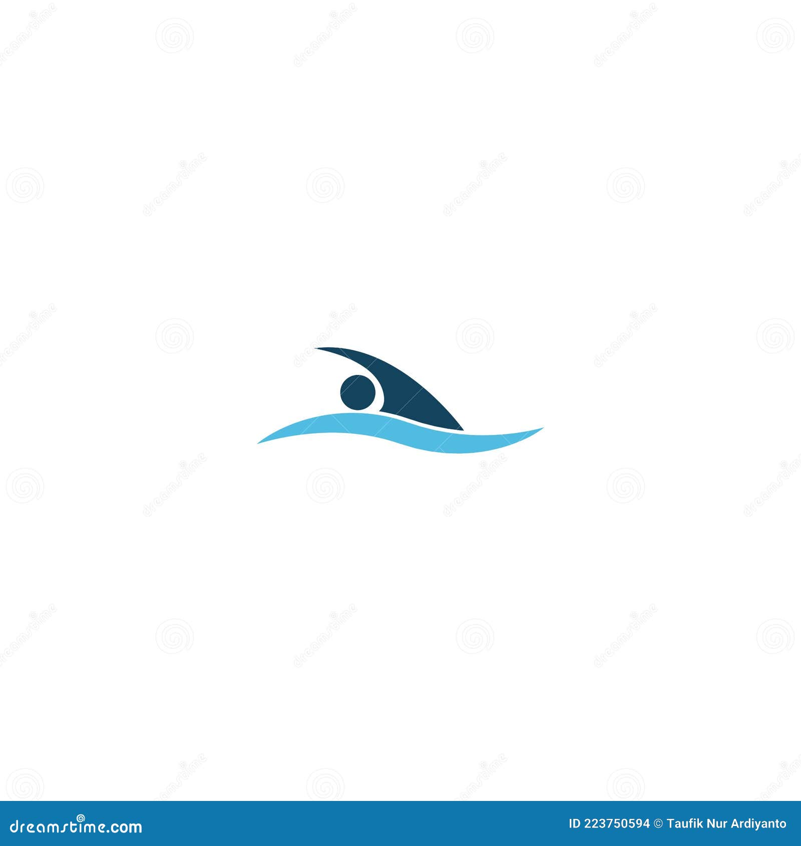 Swim. Swimming Icon Logo Design Concept Illustration Stock Vector ...