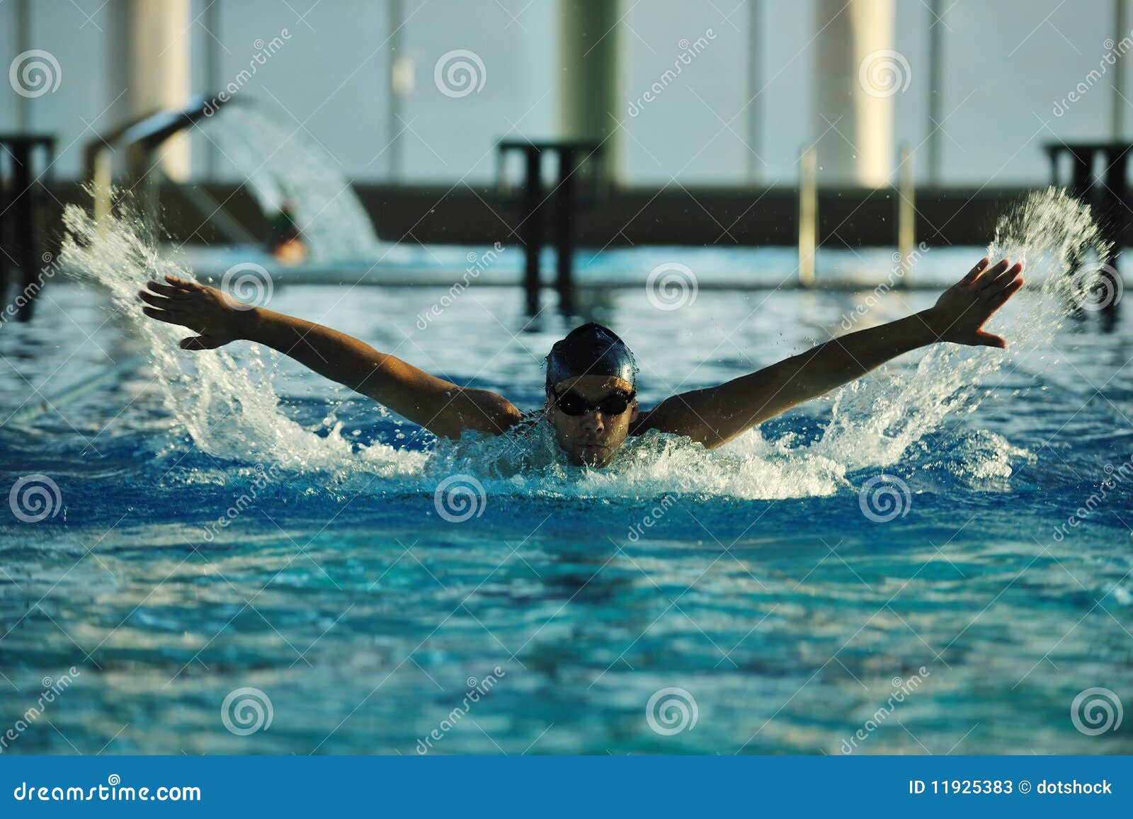 Swimmer stock image. Image of male, caucasian, competition - 11925383