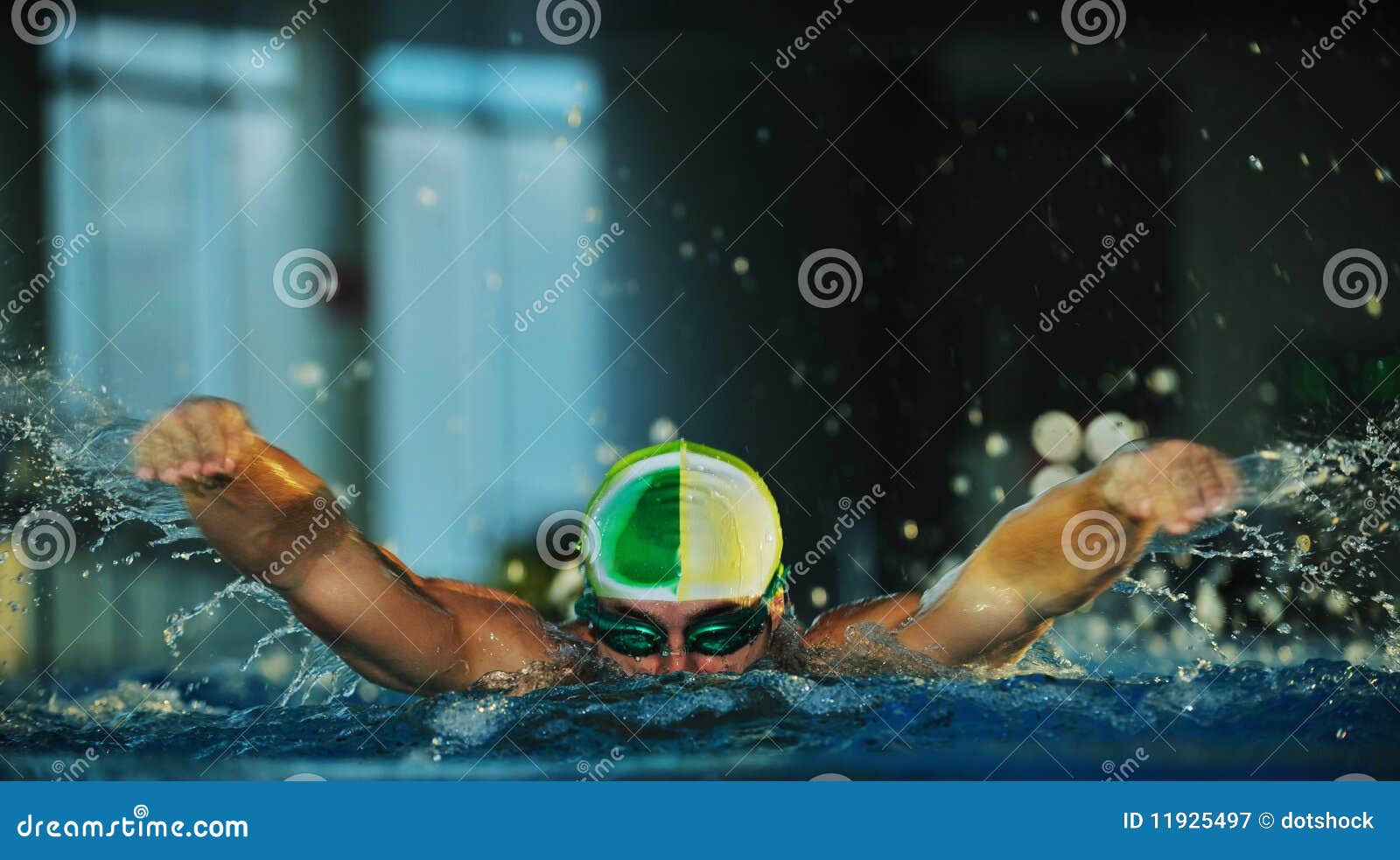 Swimmer stock image. Image of athletic, active, compete - 11925497