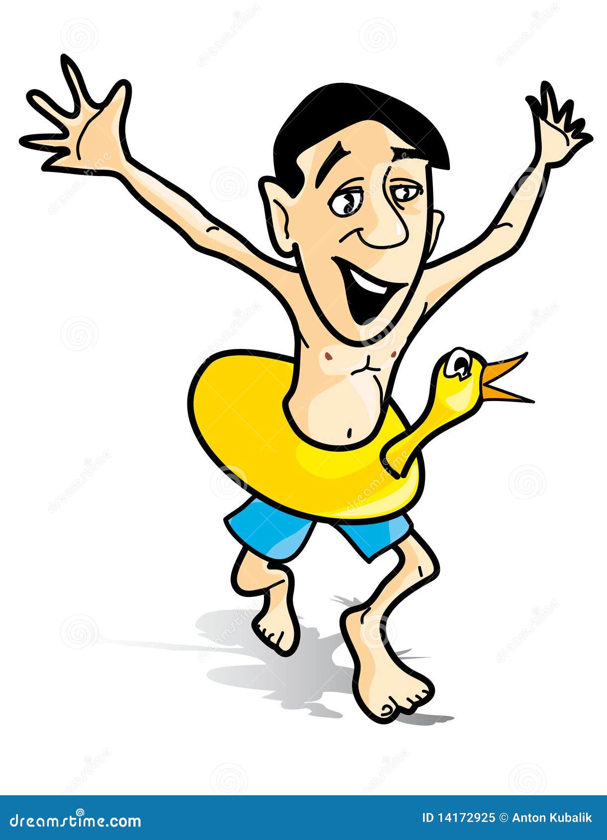 Swimmer stock illustration. Illustration of seaman, sport - 14172925