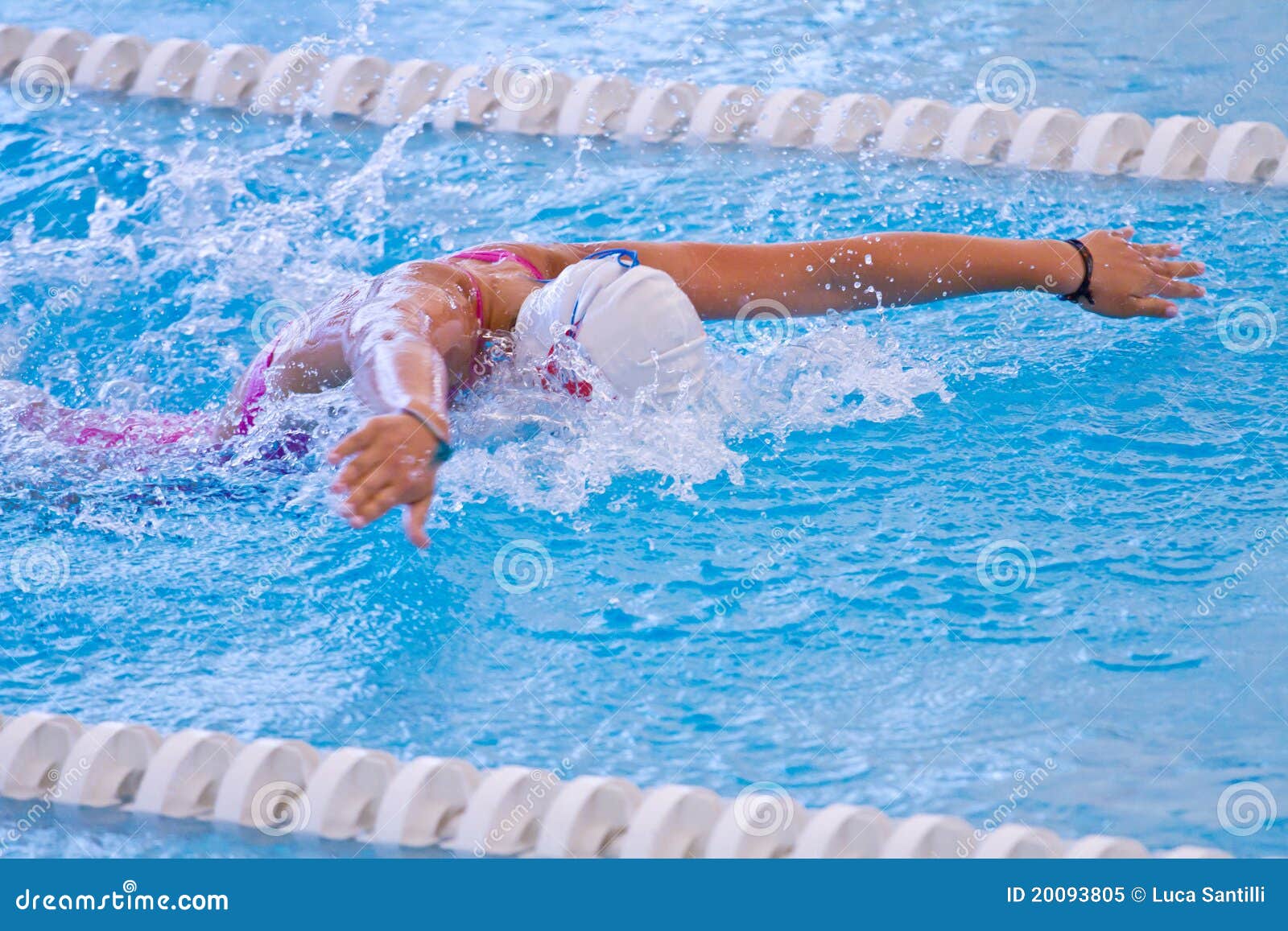 Swimmer stock image. Image of power, energy, lane, olympic - 20093805