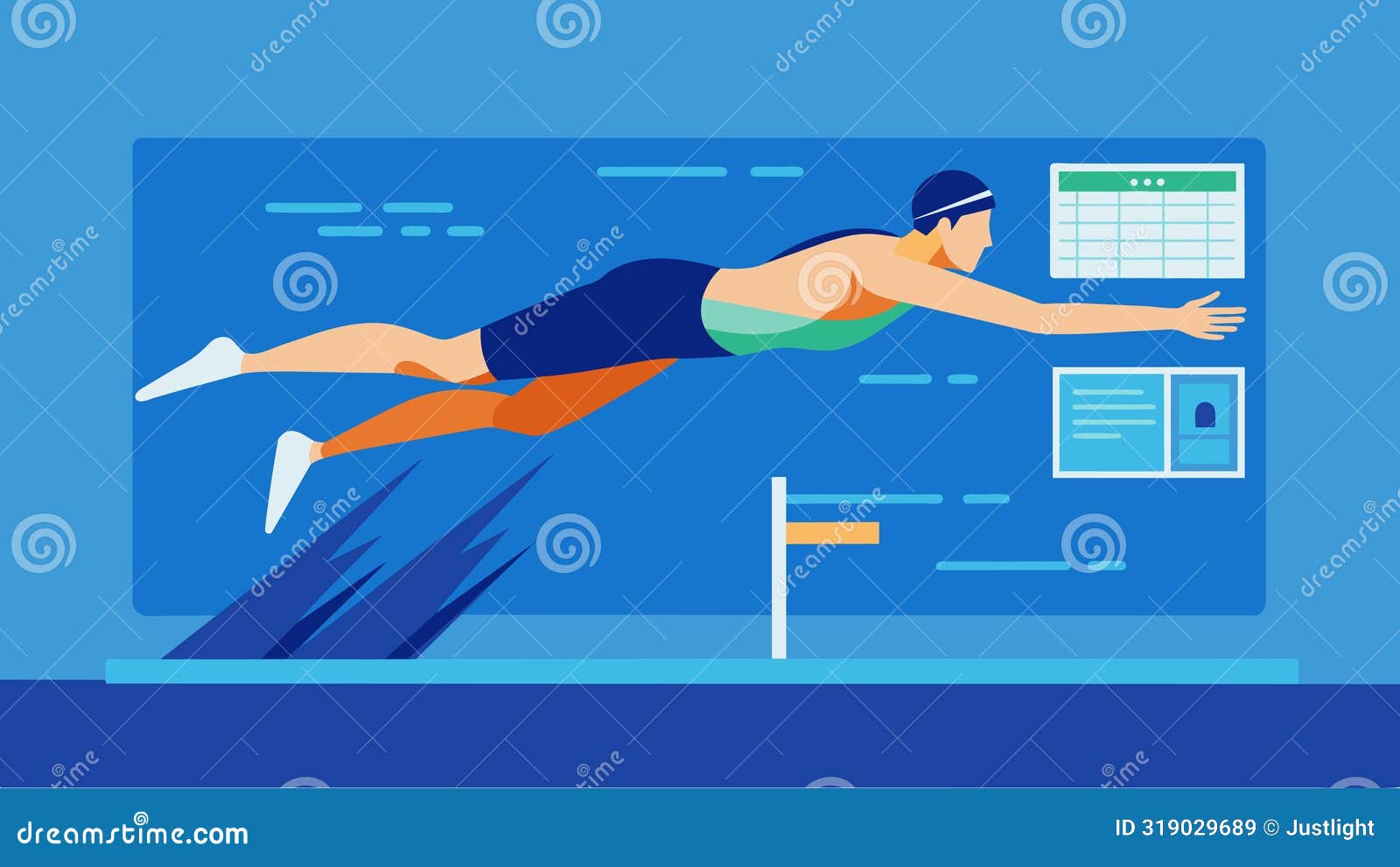 A Swimmer Dives into a Virtual Pool and Analyzes Their Stroke Technique ...