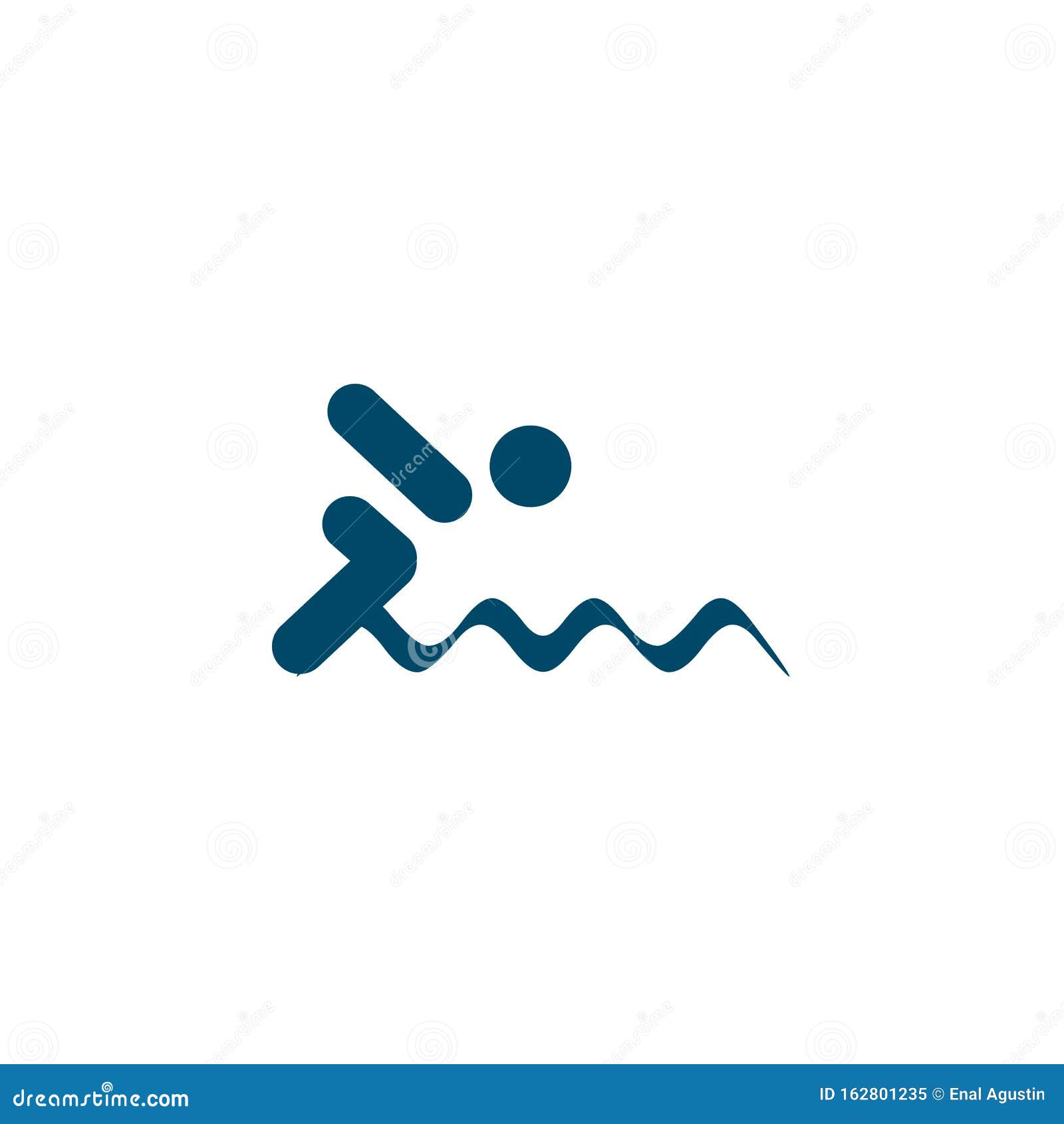 Swimmer Logo Design Vector Template Stock Vector - Illustration of ...