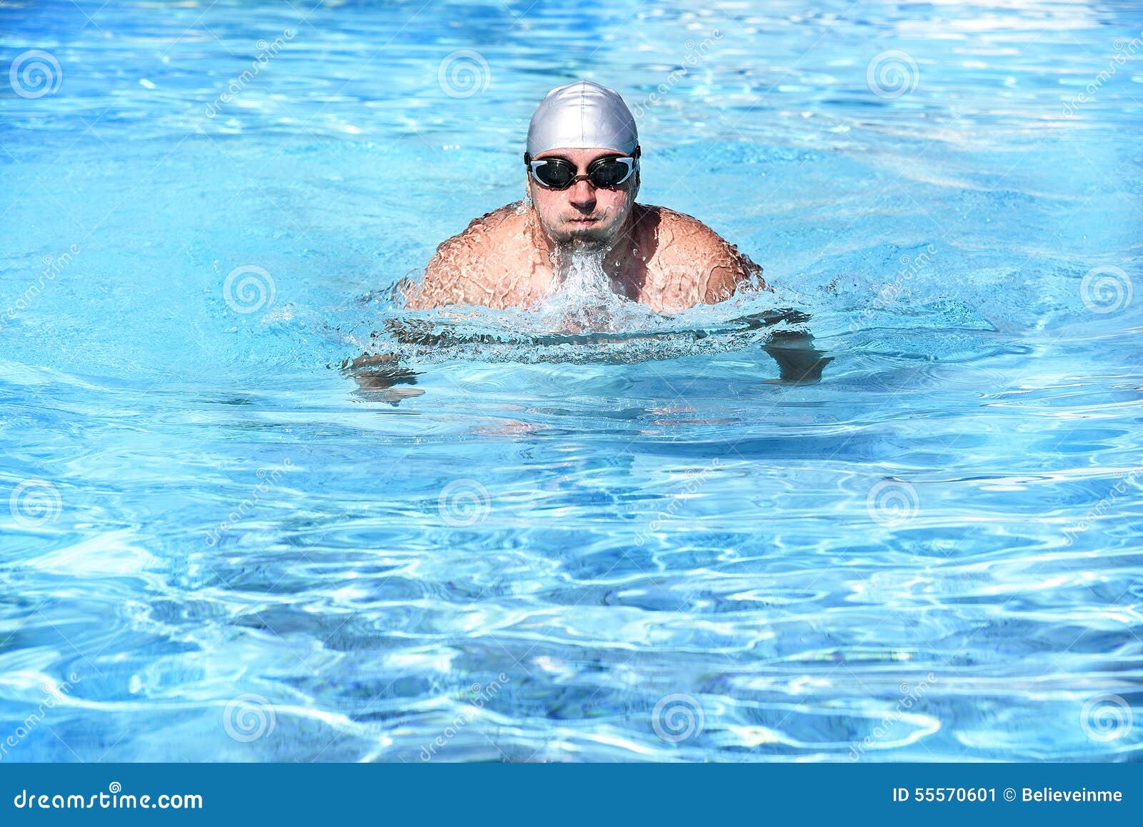 Swimmer stock image. Image of sportsman, competition - 55570601