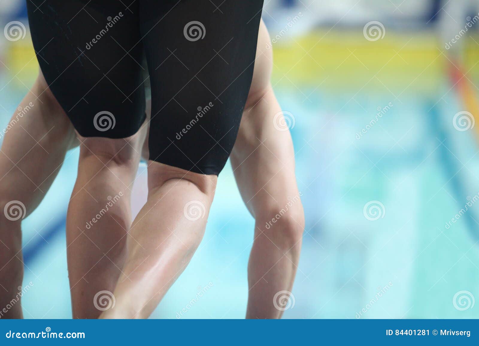 Swimmer at the start stock image. Image of muscle, professional - 84401281