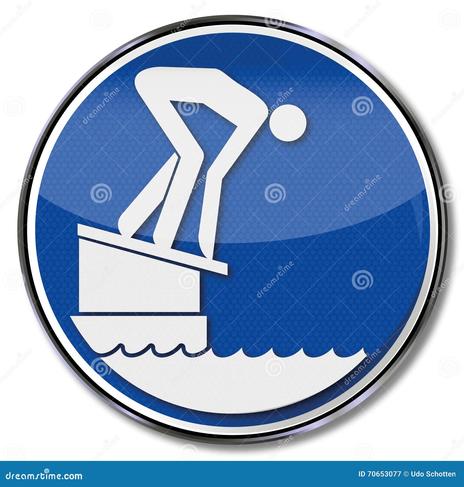 Swimmer At Starting Block Silhouette Cartoon Vector | CartoonDealer.com ...