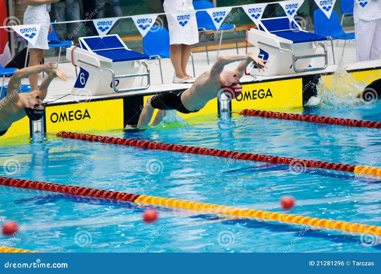 Swimmers Starting To the Competition Editorial Photo - Image of swimmer ...