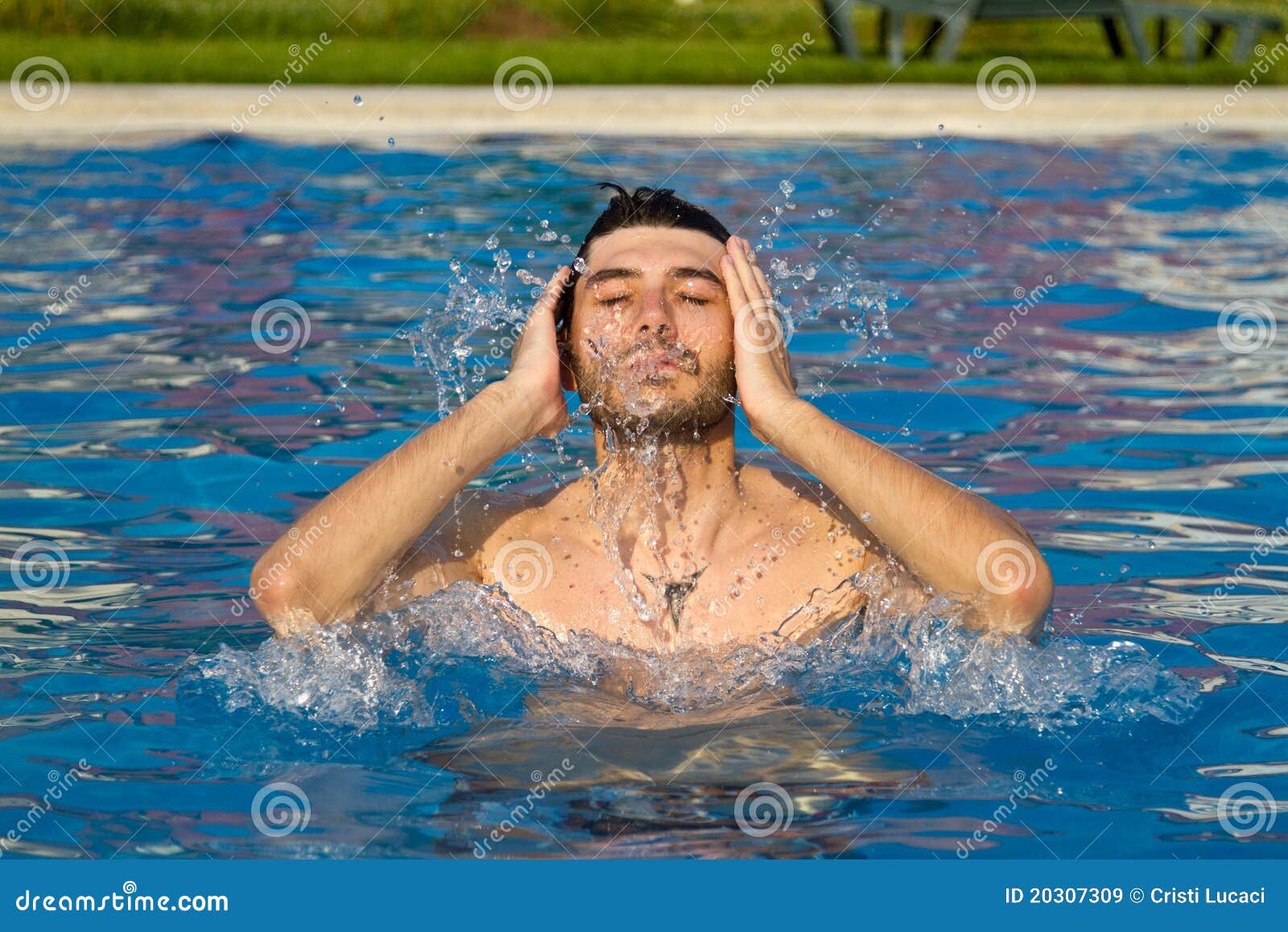Swimming stock image. Image of portrait, people, human - 20307309