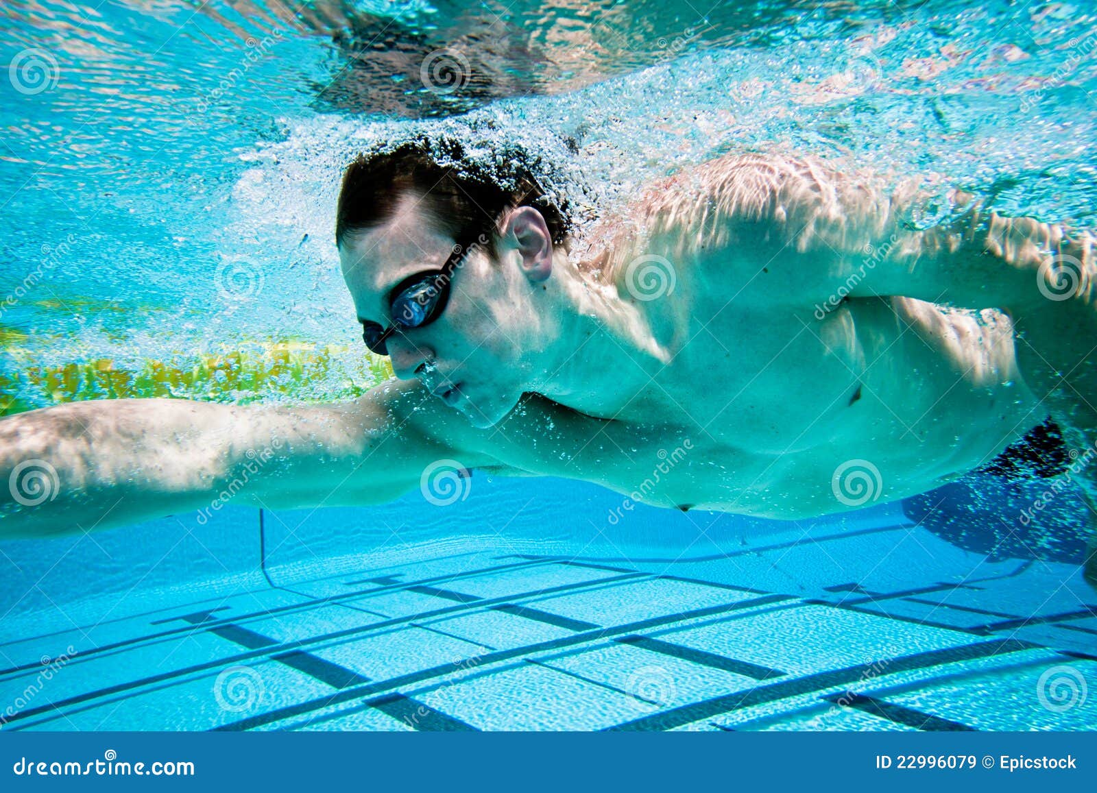 Swimming stock image. Image of leisure, dive, power, energy - 22996079
