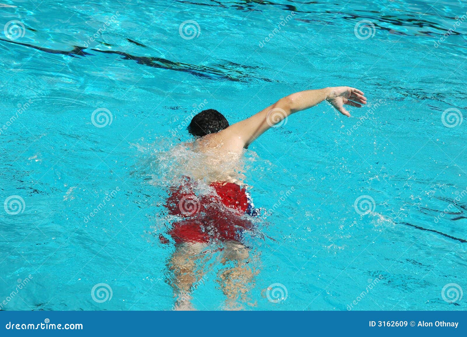 Swimming stock image. Image of sunshine, enjoy, stretch - 3162609