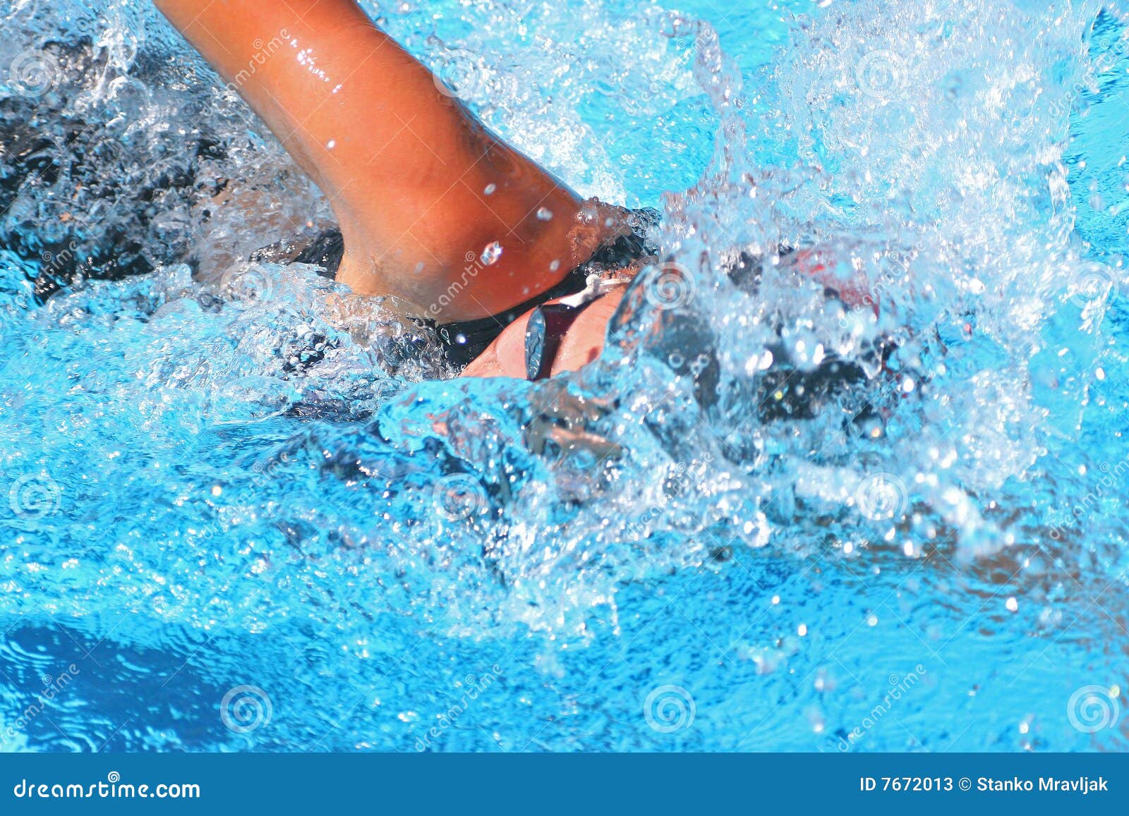 Swimming stock image. Image of crawl, competition, swimwear - 7672013