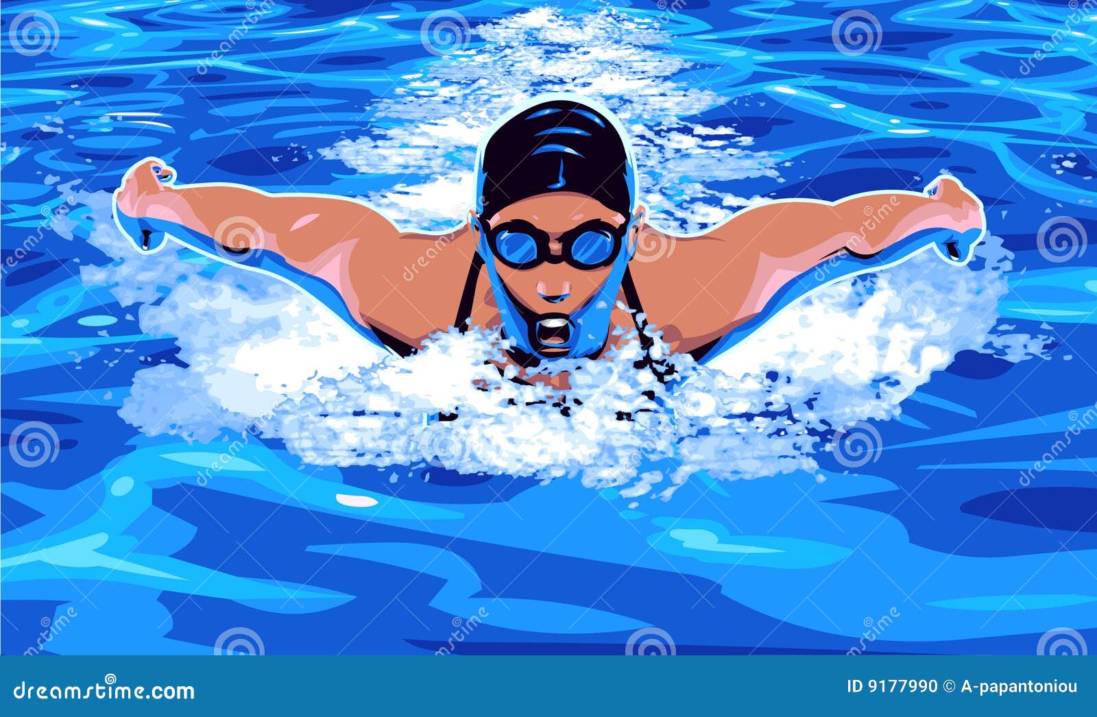 Swimming Event Stock Illustrations – 2,597 Swimming Event Stock ...