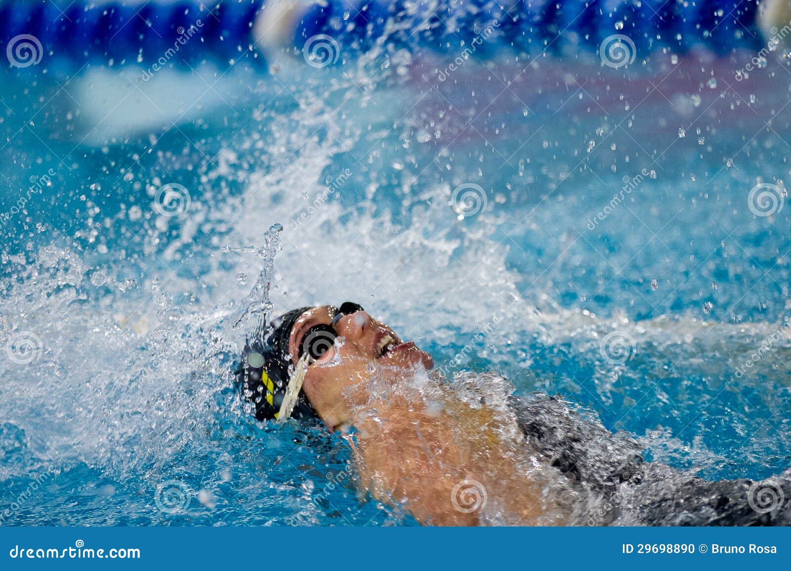 Swimming backstroke editorial image. Image of competition - 29698890