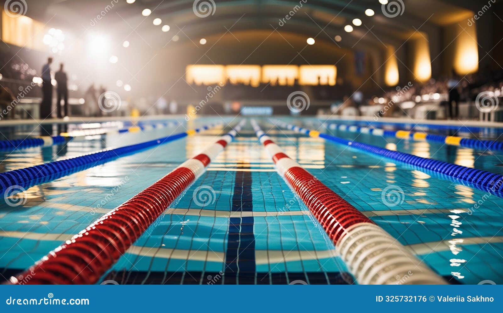 Swimming Competition, Swimming Pool Stock Illustration - Illustration ...