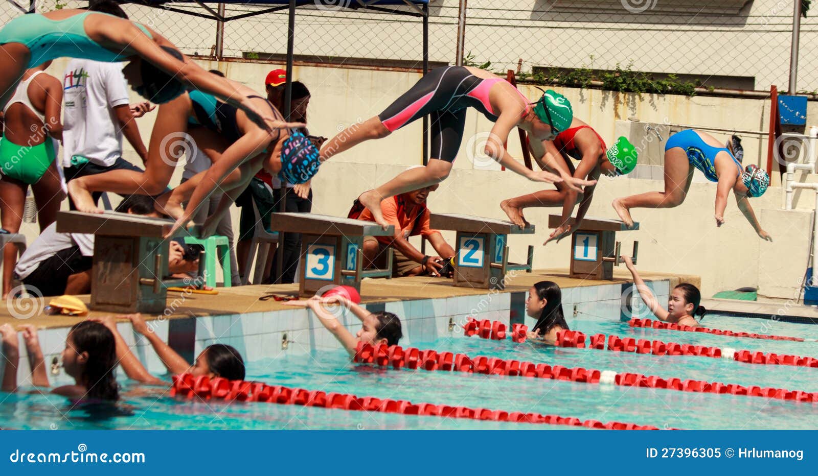 Swimming contest editorial image. Image of outdoor, relaxation - 27396305