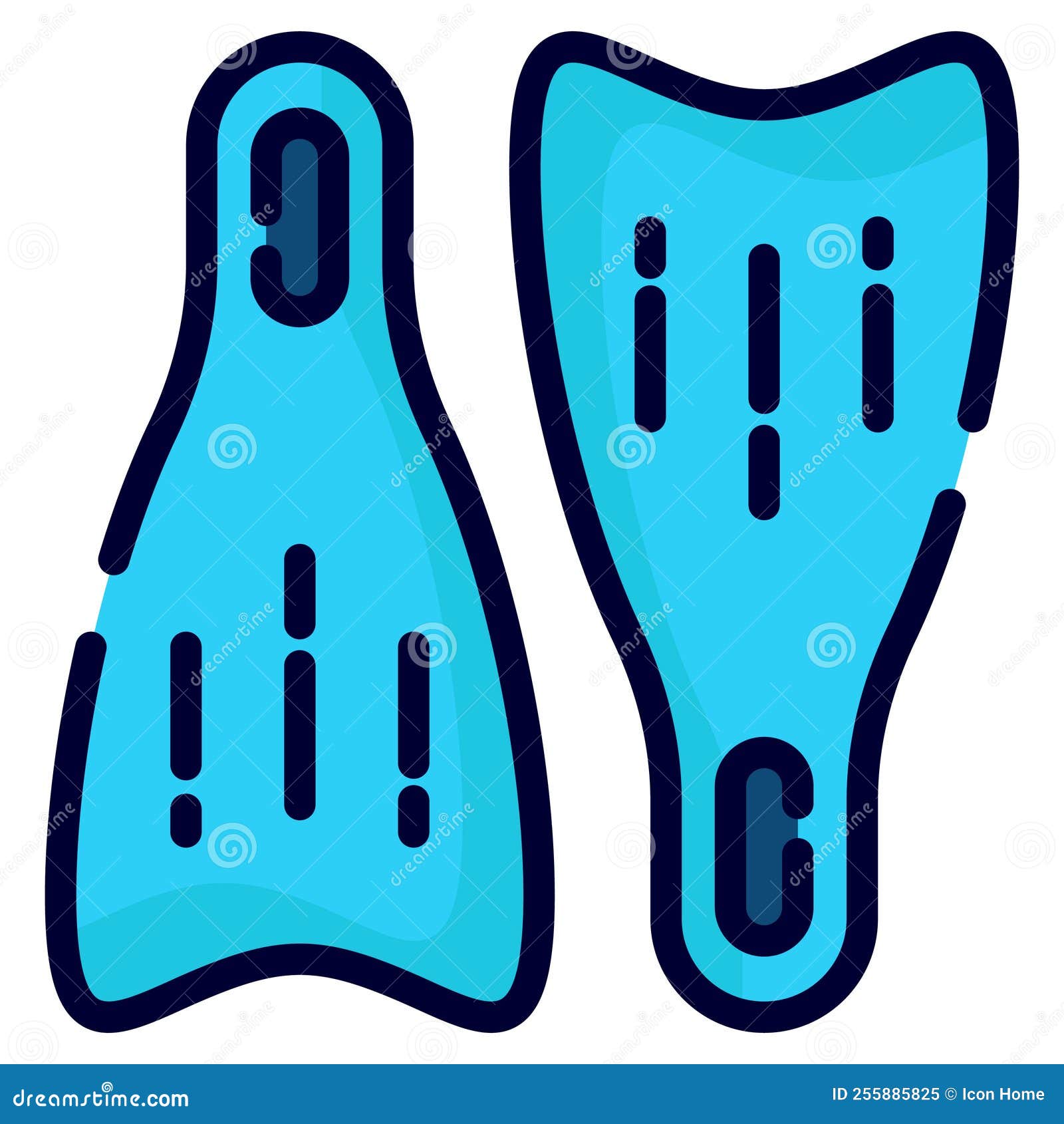 Flipper Vector Icon. Flipper Editable Stroke. Flipper Linear Symbol For ...