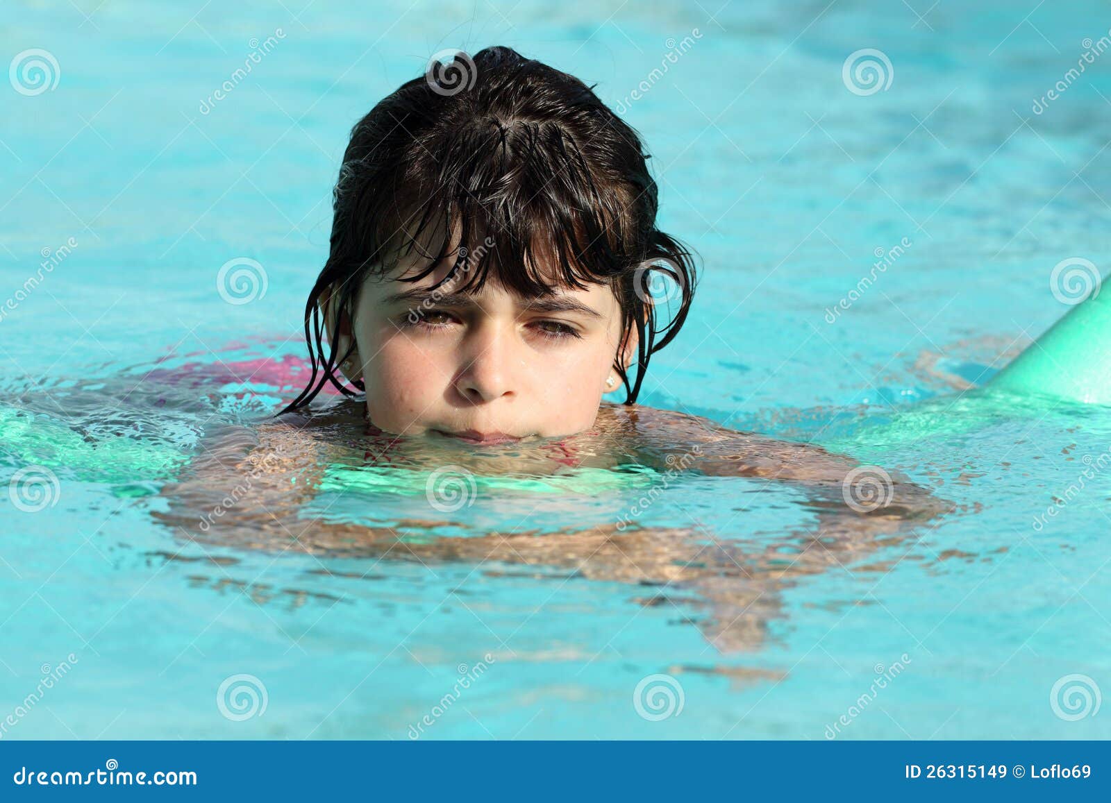 Swimming girl stock image. Image of learning, leisure - 26315149