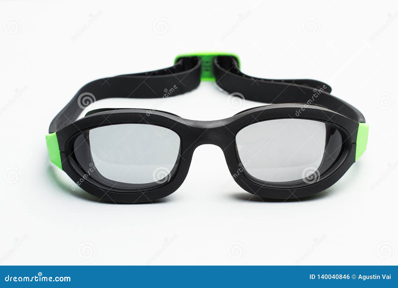 Swimming Goggles in a Cut Out View Stock Photo - Image of black, vision ...