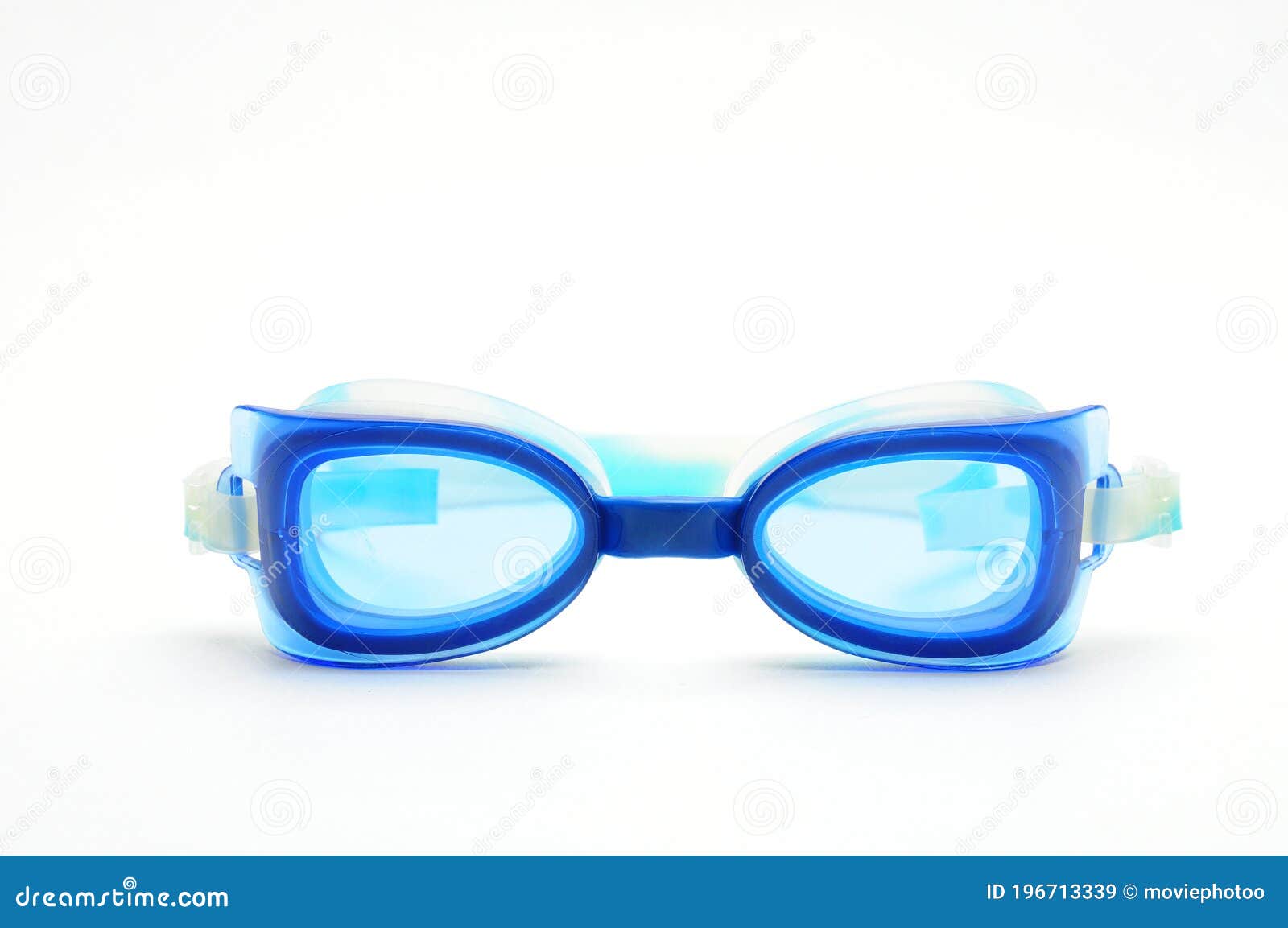Swimming Goggles on a White Background Stock Image - Image of kids ...