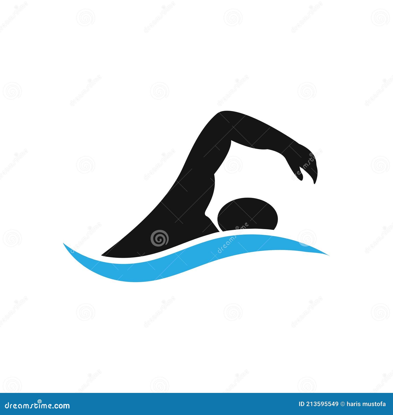 Swimming Icon Design Template Vector Isolated Stock Vector ...