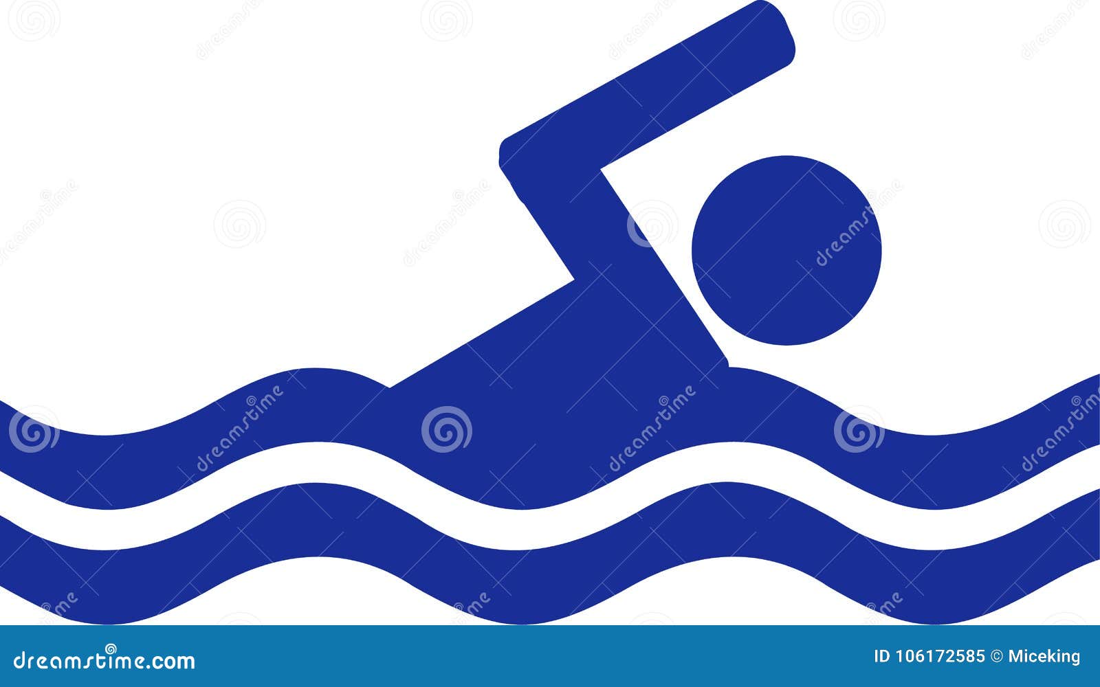 Swimming Icon. Swimmer Black Silhouette. Symbol Of Pool Vector ...