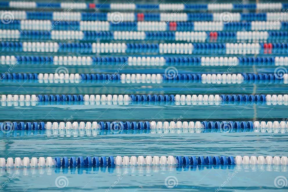 Swimming Lane Lines stock image. Image of pool, lane - 52859169