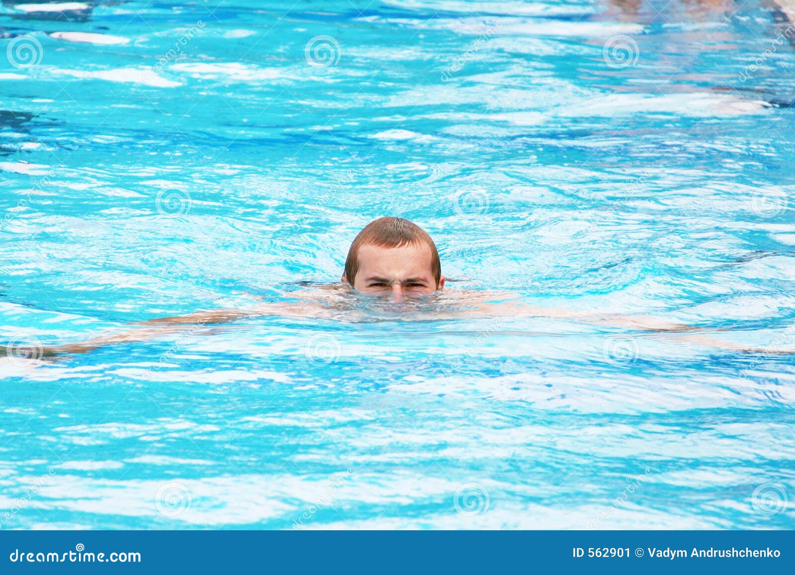 Swimming man stock image. Image of pool, water, diver, swimming - 562901