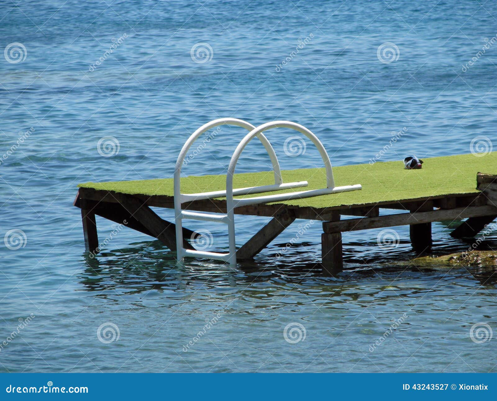Swimming platform stock image. Image of platform, wooden - 43243527