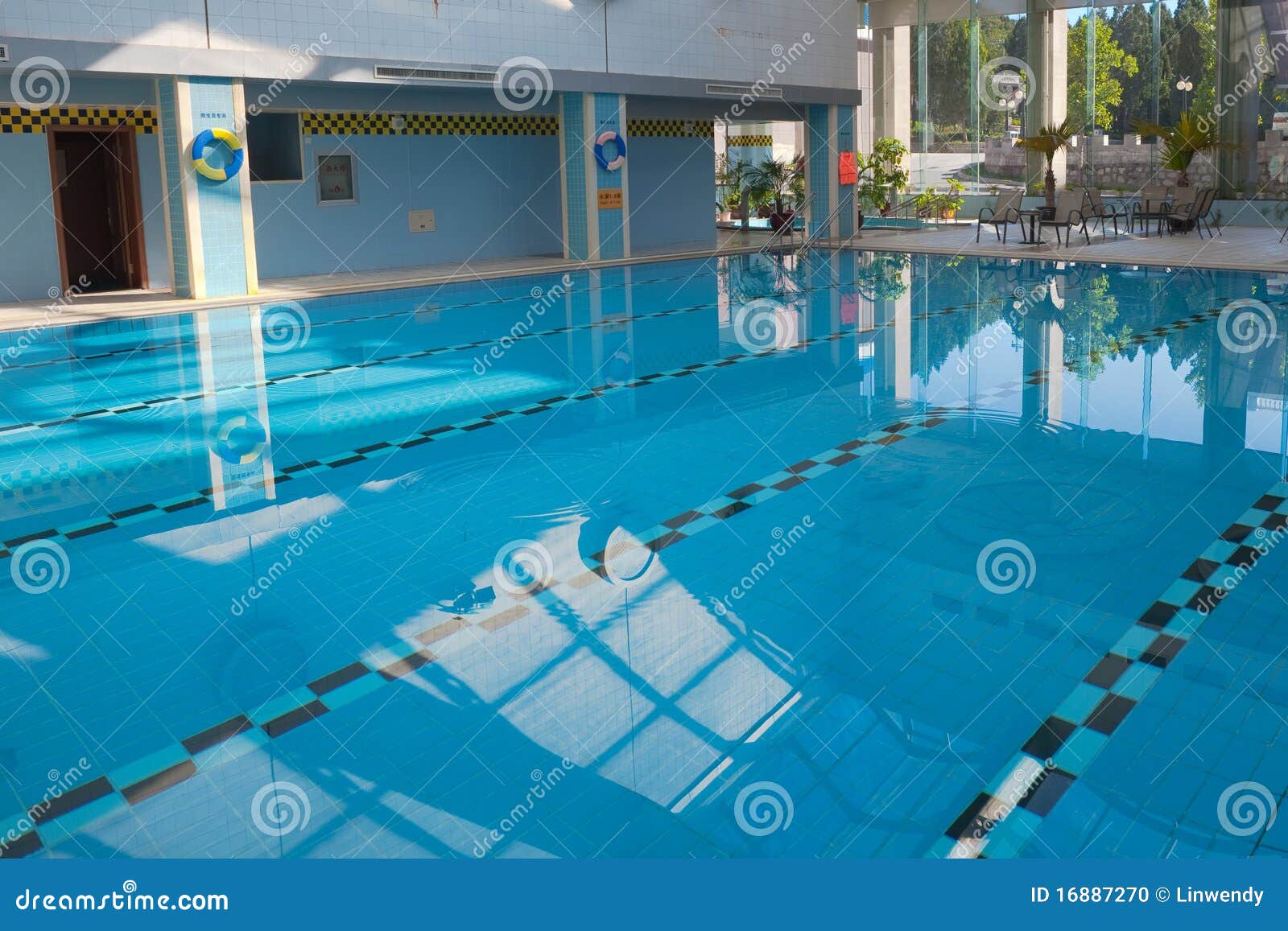 Swimming pool stock photo. Image of competitive, resort - 16887270