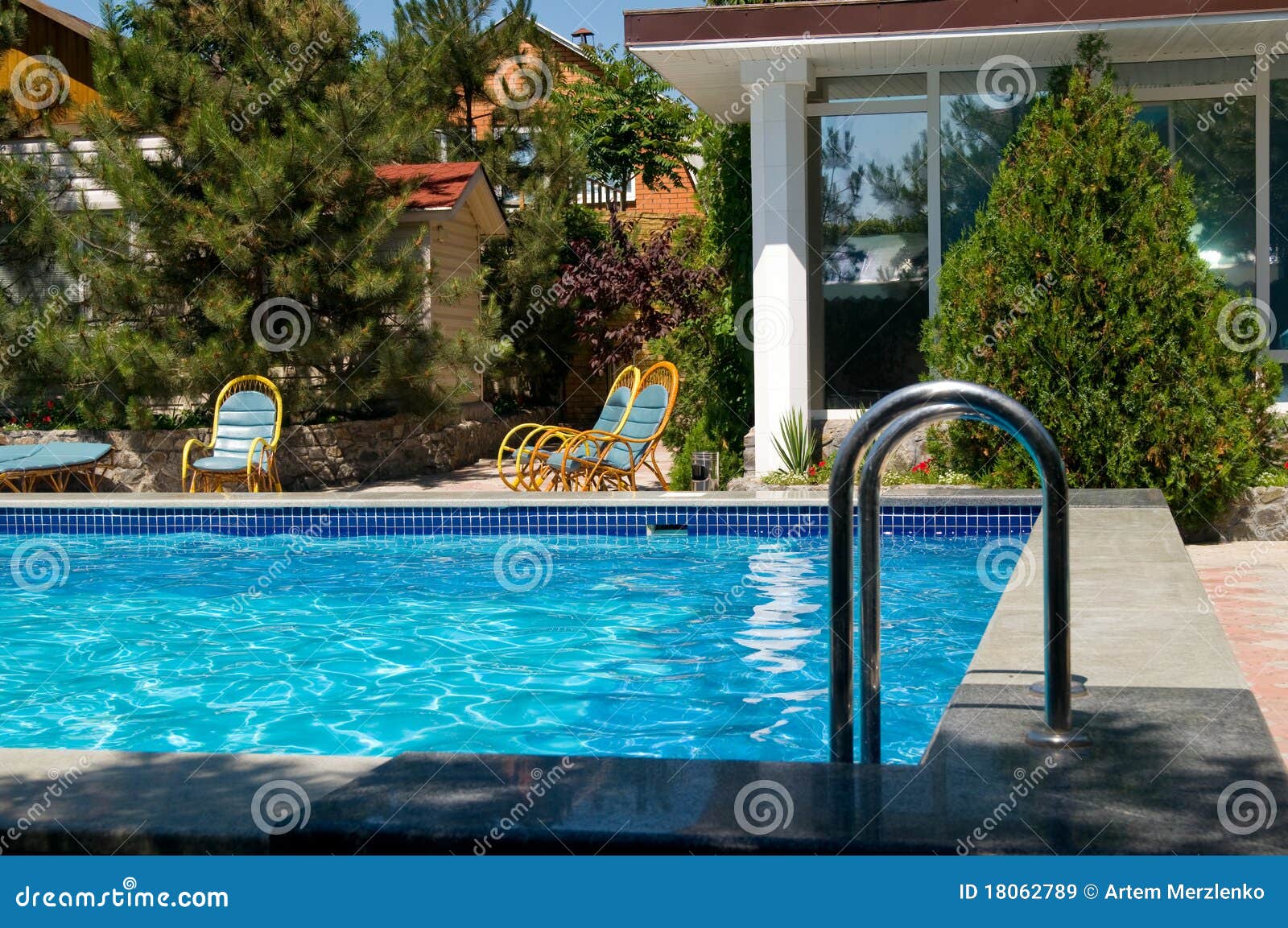 Swimming pool stock image. Image of clean, leisure, blue - 18062789