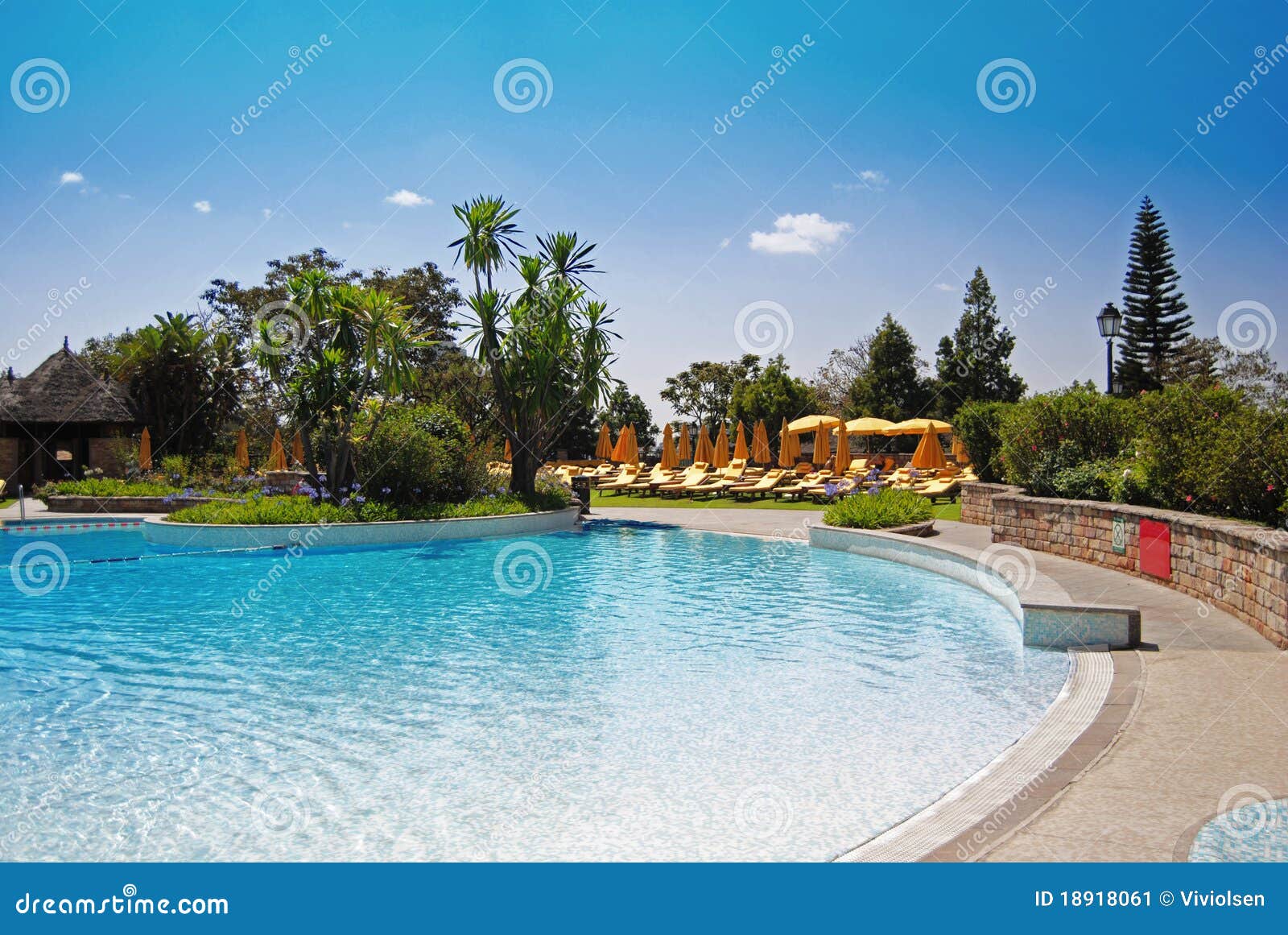 Swimming pool stock image. Image of ababa, water, clouds - 18918061