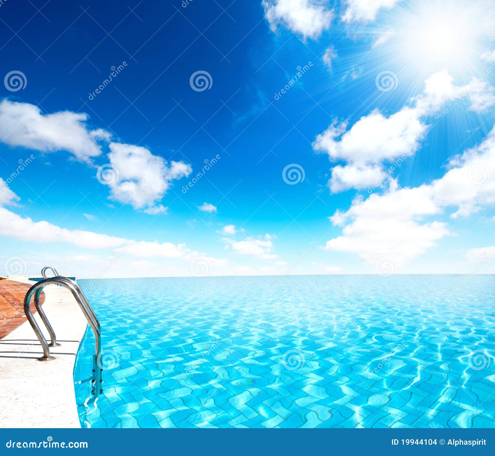 Swimming pool stock photo. Image of sunny, season, climate - 19944104