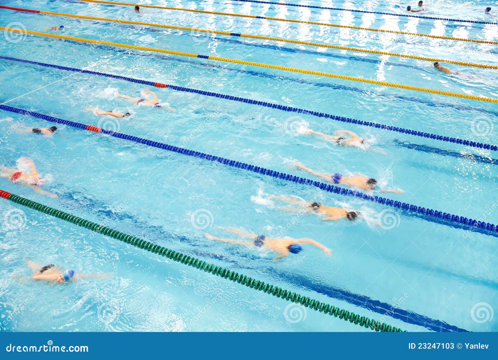 Swimming pool stock image. Image of speed, compete, racing - 23247103