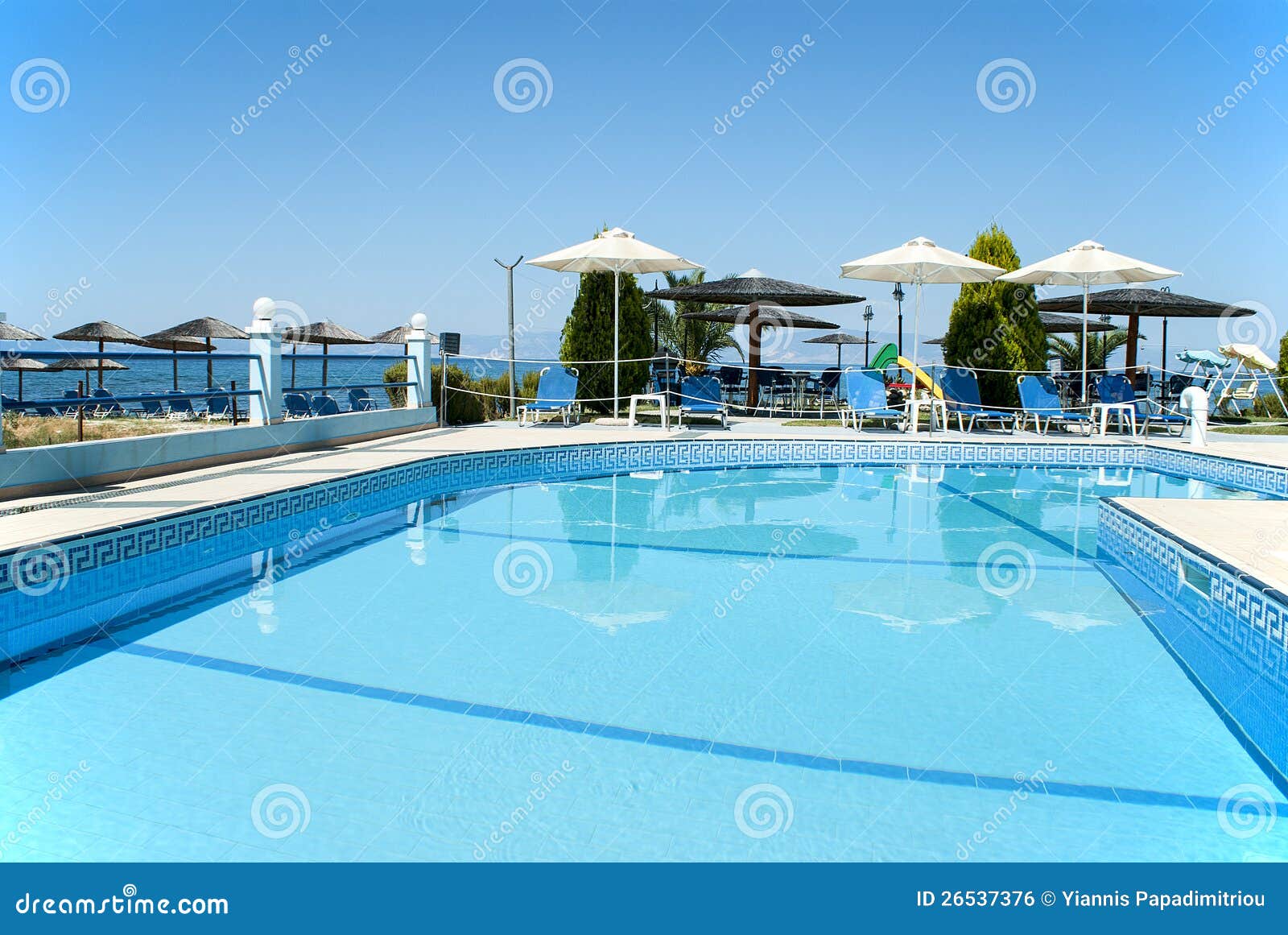 Swimming pool stock photo. Image of landscape, decoration - 26537376