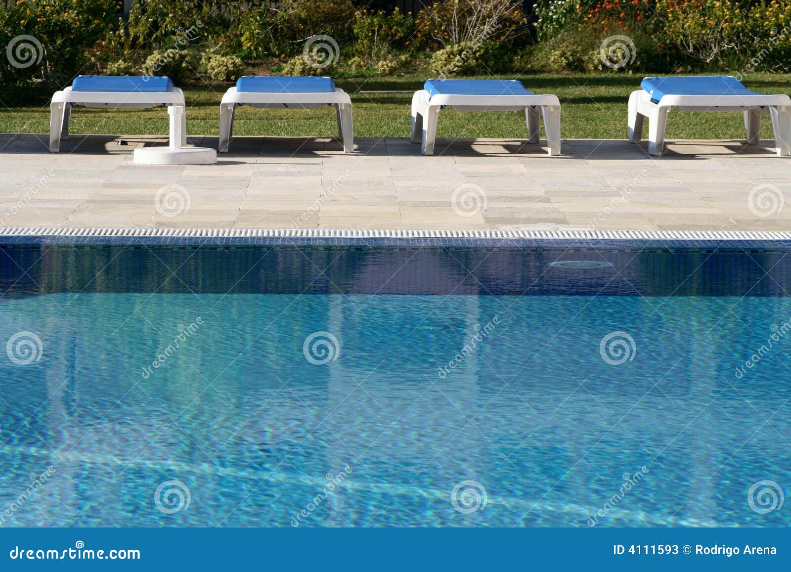 Swimming Pool stock image. Image of pool, relaxation, garden - 4111593