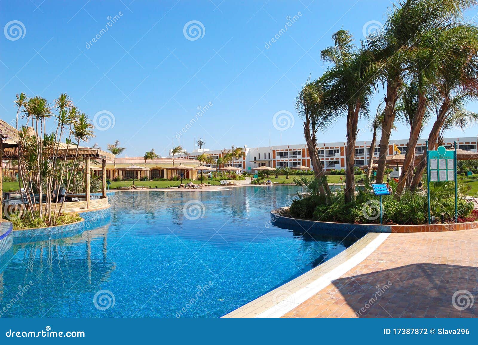 Swimming Pool Area at VIP Villas Stock Photo - Image of chair, travel ...
