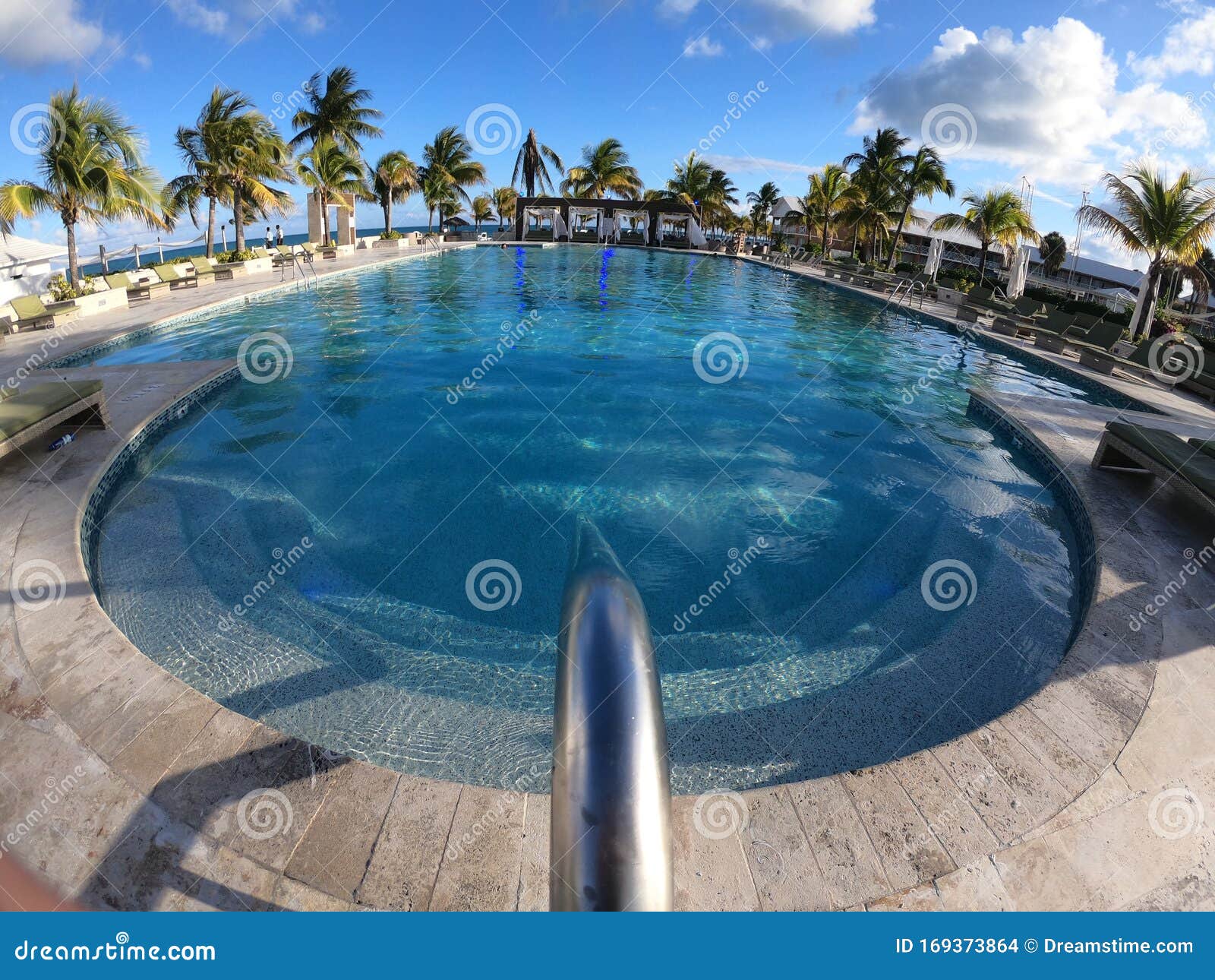 Swimming Pool in the Bahamas Paradise Stock Photo - Image of bahamas ...