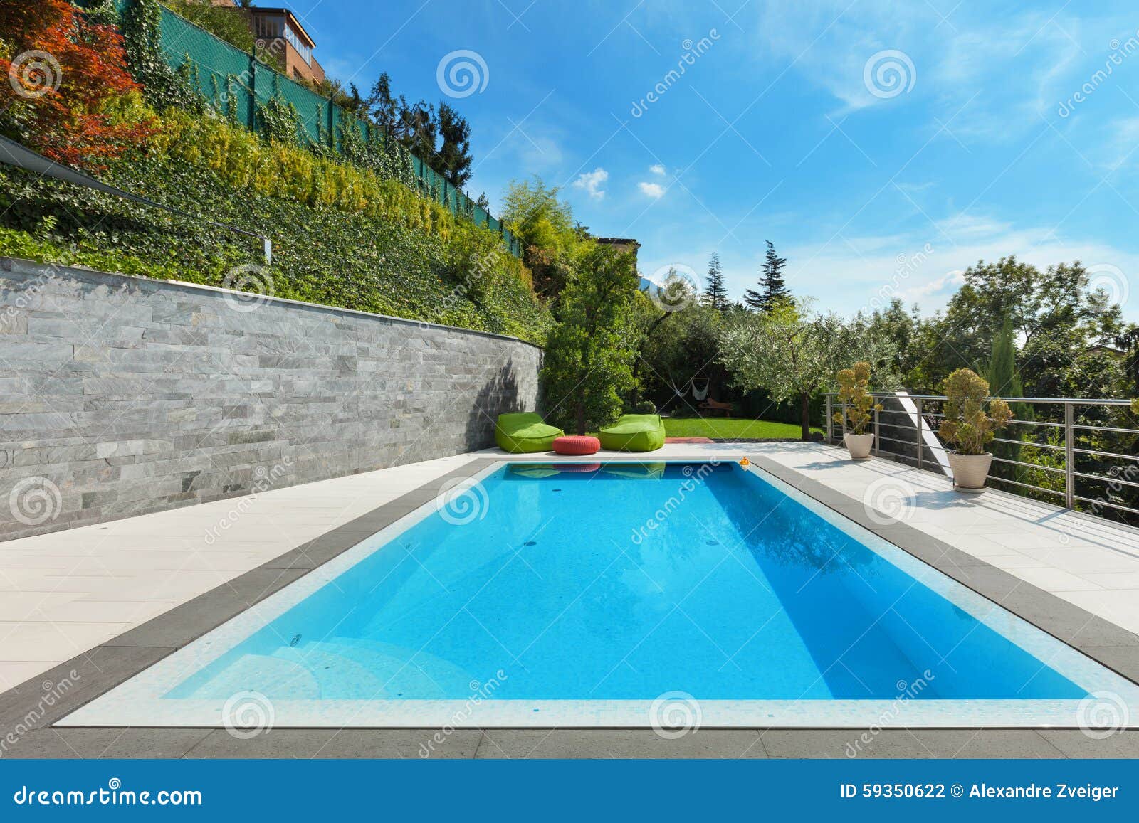 Swimming pool stock photo. Image of space, real, luxury - 59350622