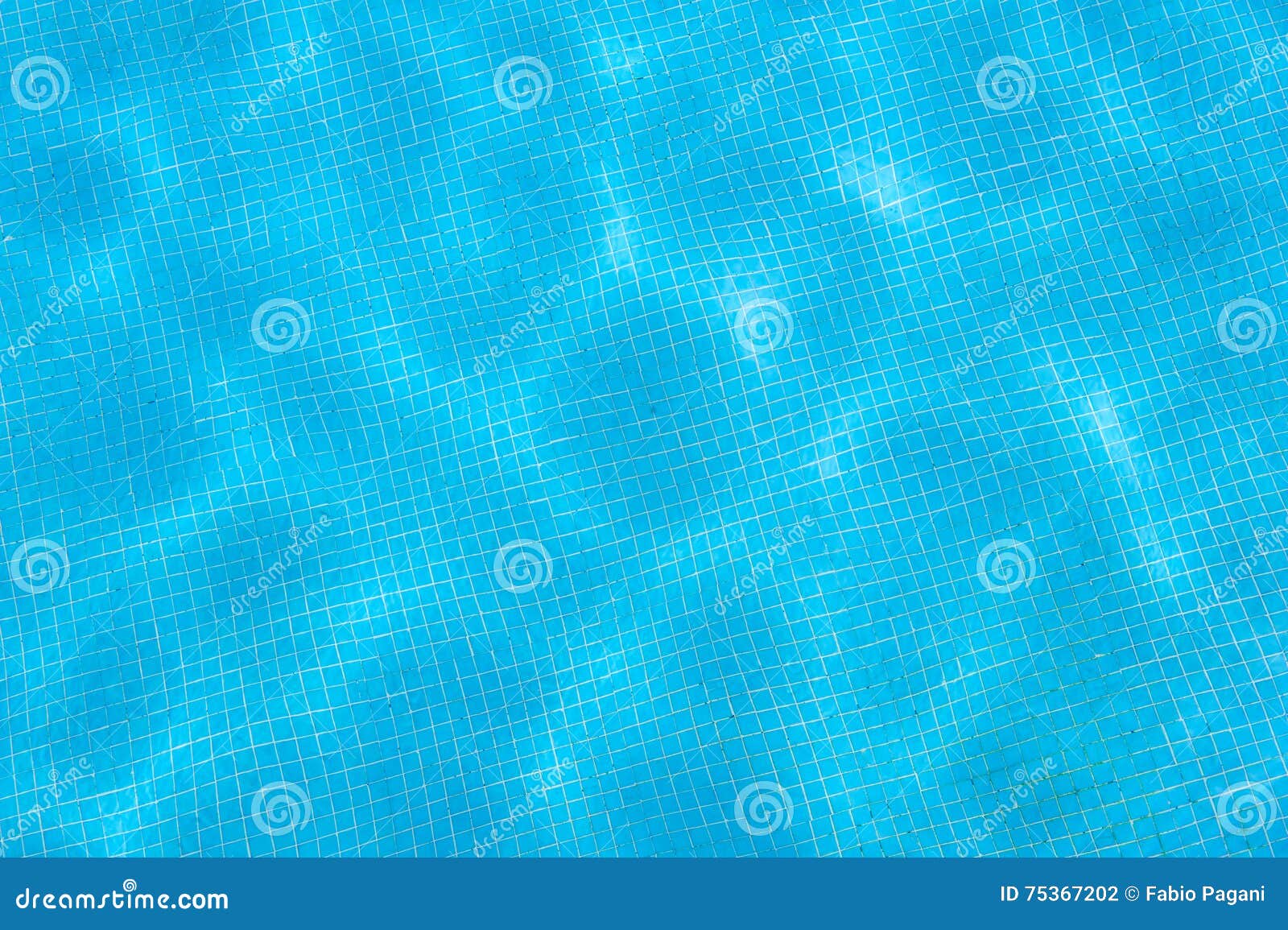 Swimming Pool Blue Tiled Surface Texture Stock Photo - Image of bright ...