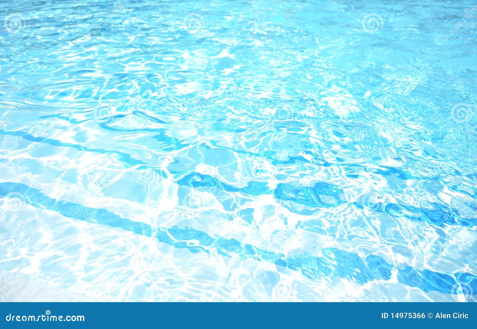 Swimming pool blue water stock photo. Image of sunlight - 14975366
