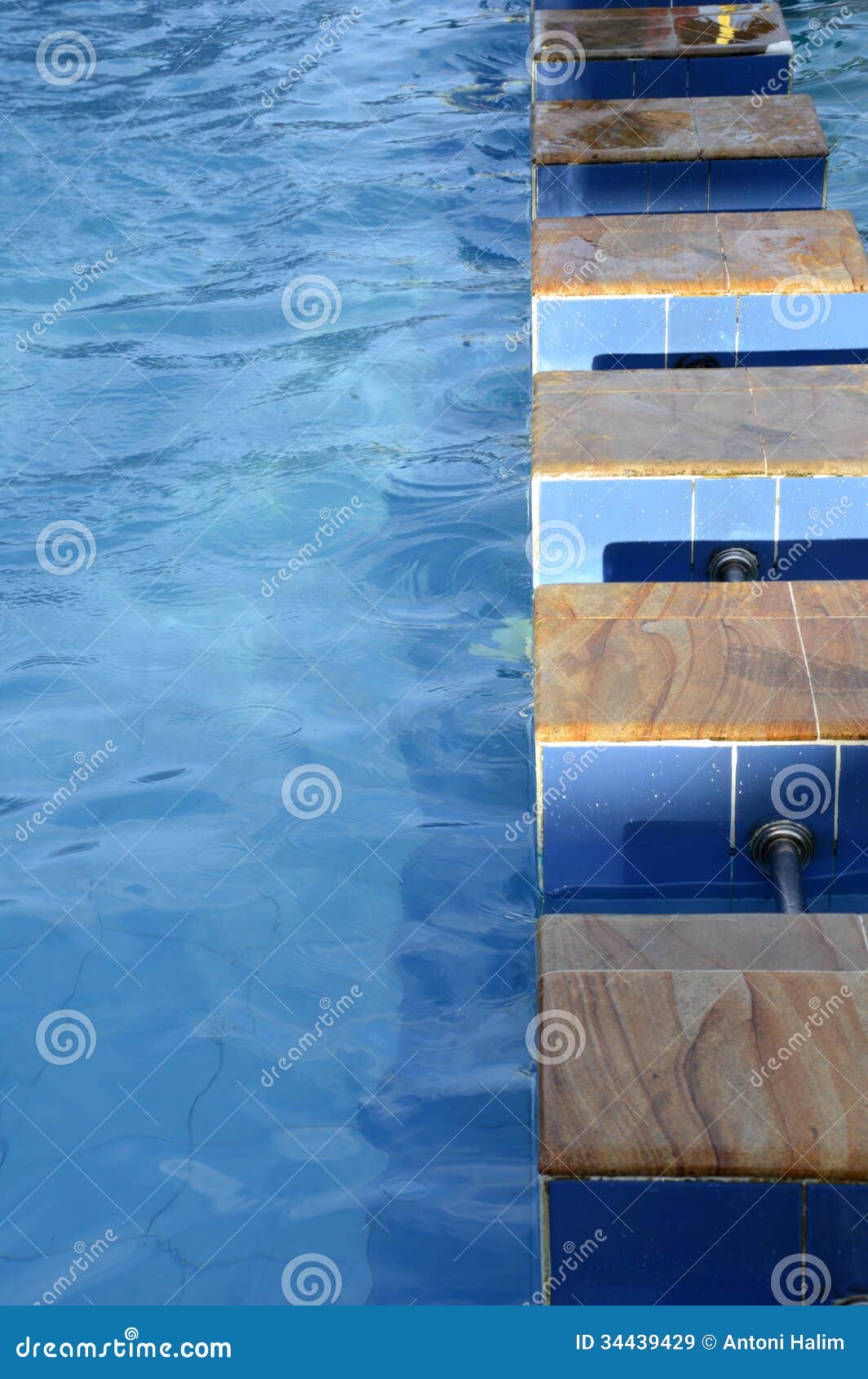 Swimming pool stock image. Image of blue, daytime, color - 34439429