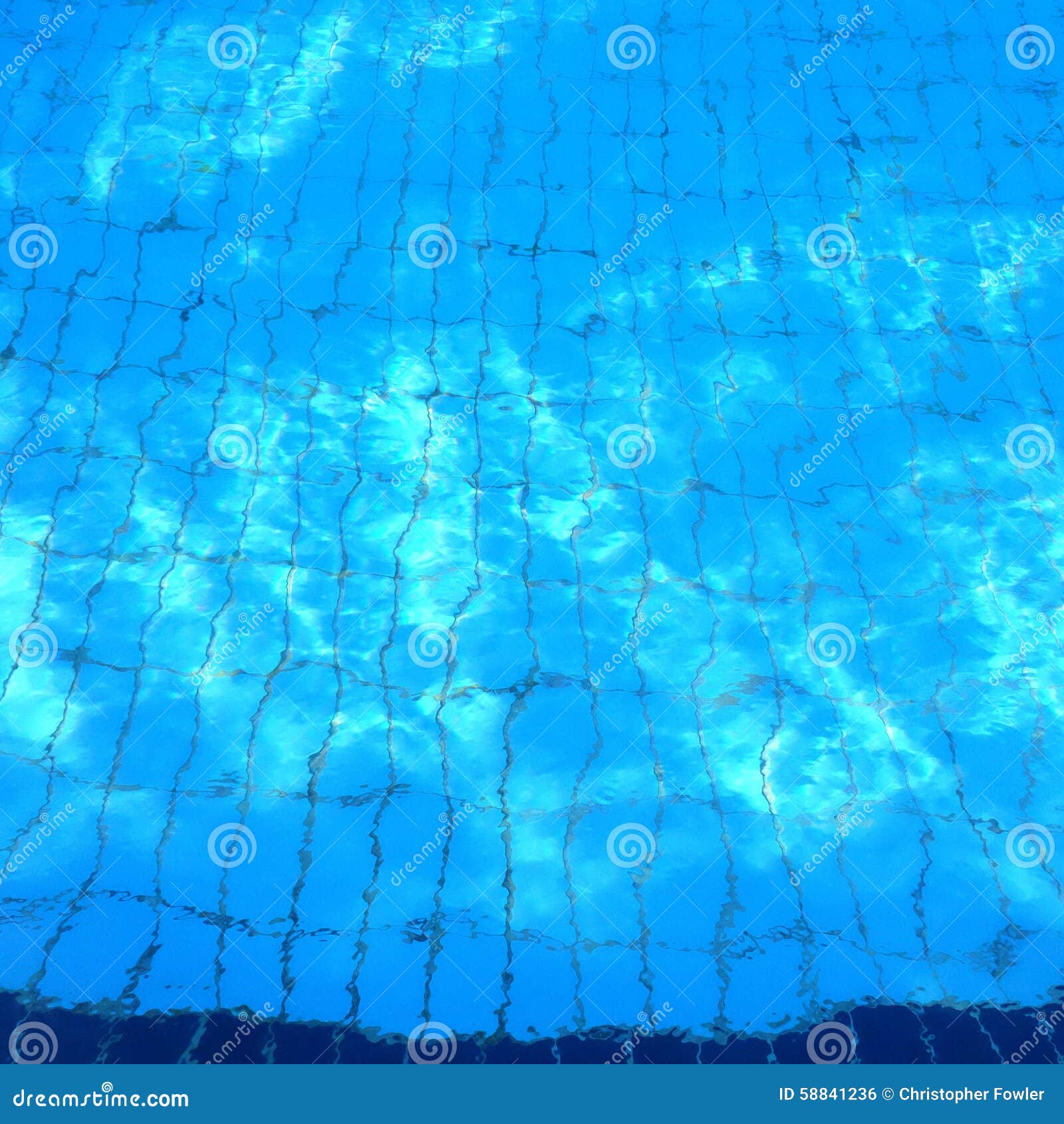 Swimming pool/blue water stock photo. Image of abstract - 58841236