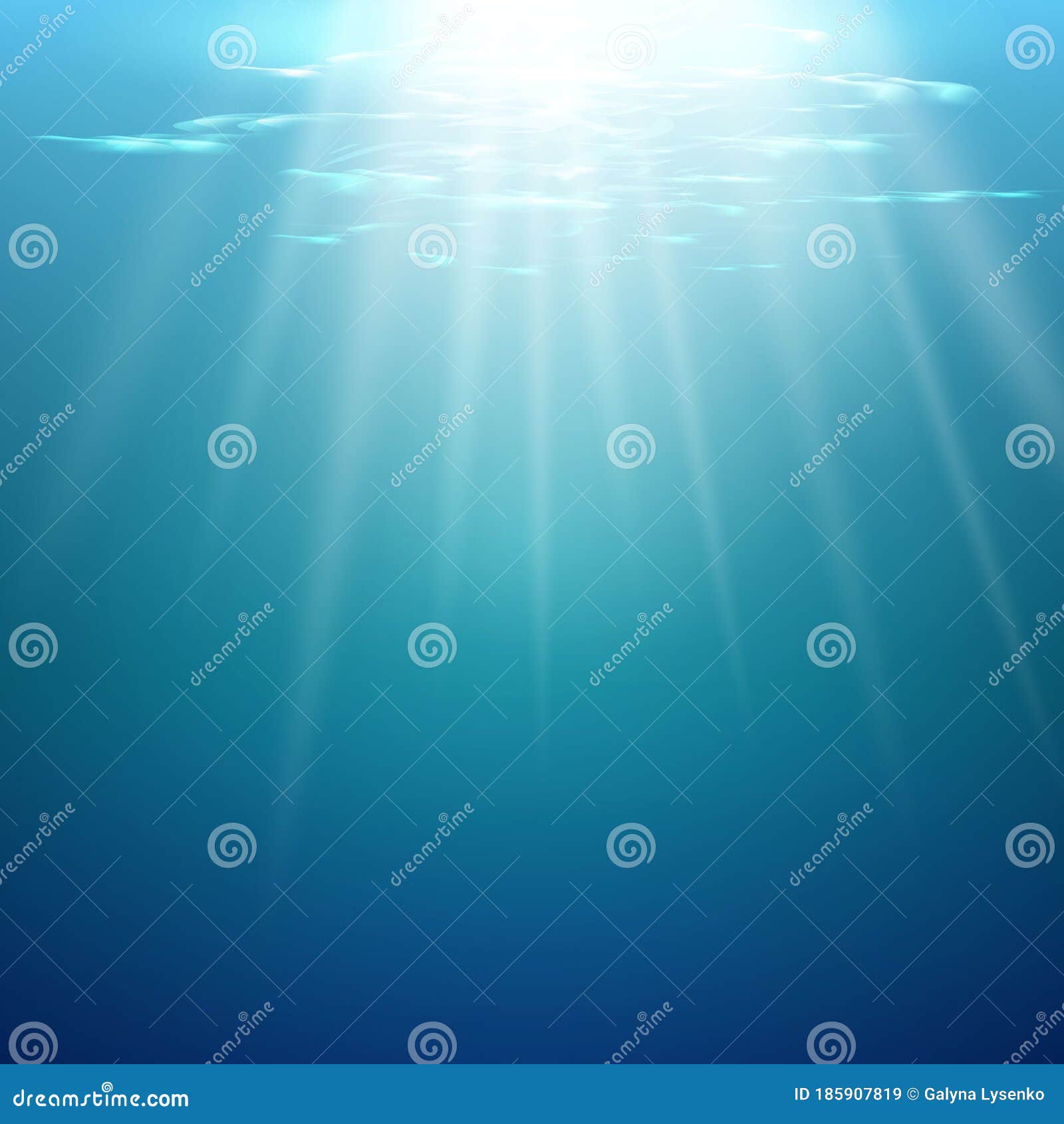 Swimming Pool with Blue Water, Ripples and Highlights Stock ...