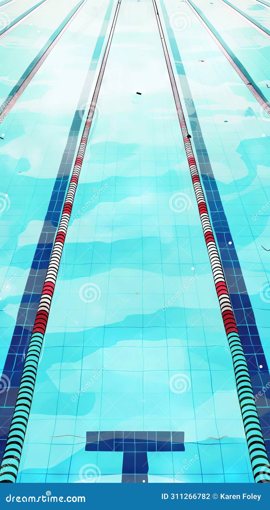 Swimming Background Graphics Template Stock Illustration - Illustration ...