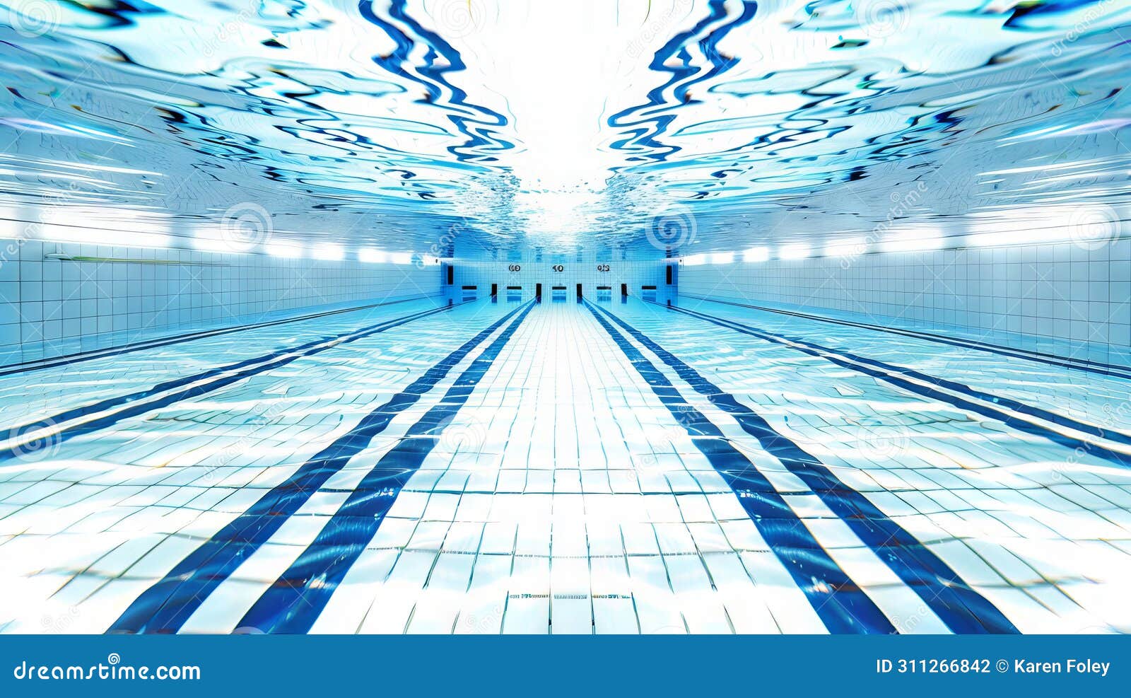 Swimming Background Graphics Template Stock Illustration - Illustration ...