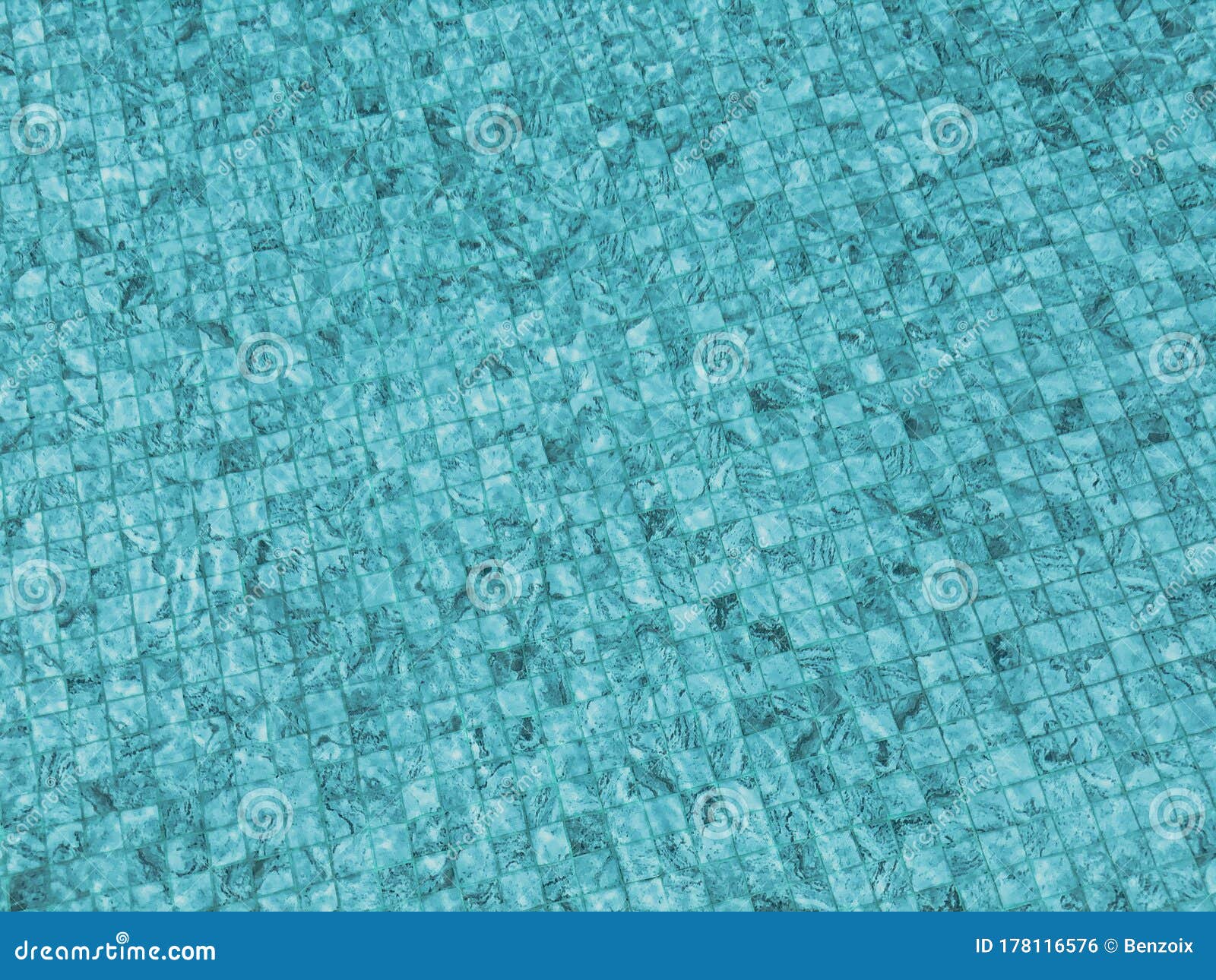 Swimming Pool Bottom Caustics Ripple and Flow with Waves Background ...