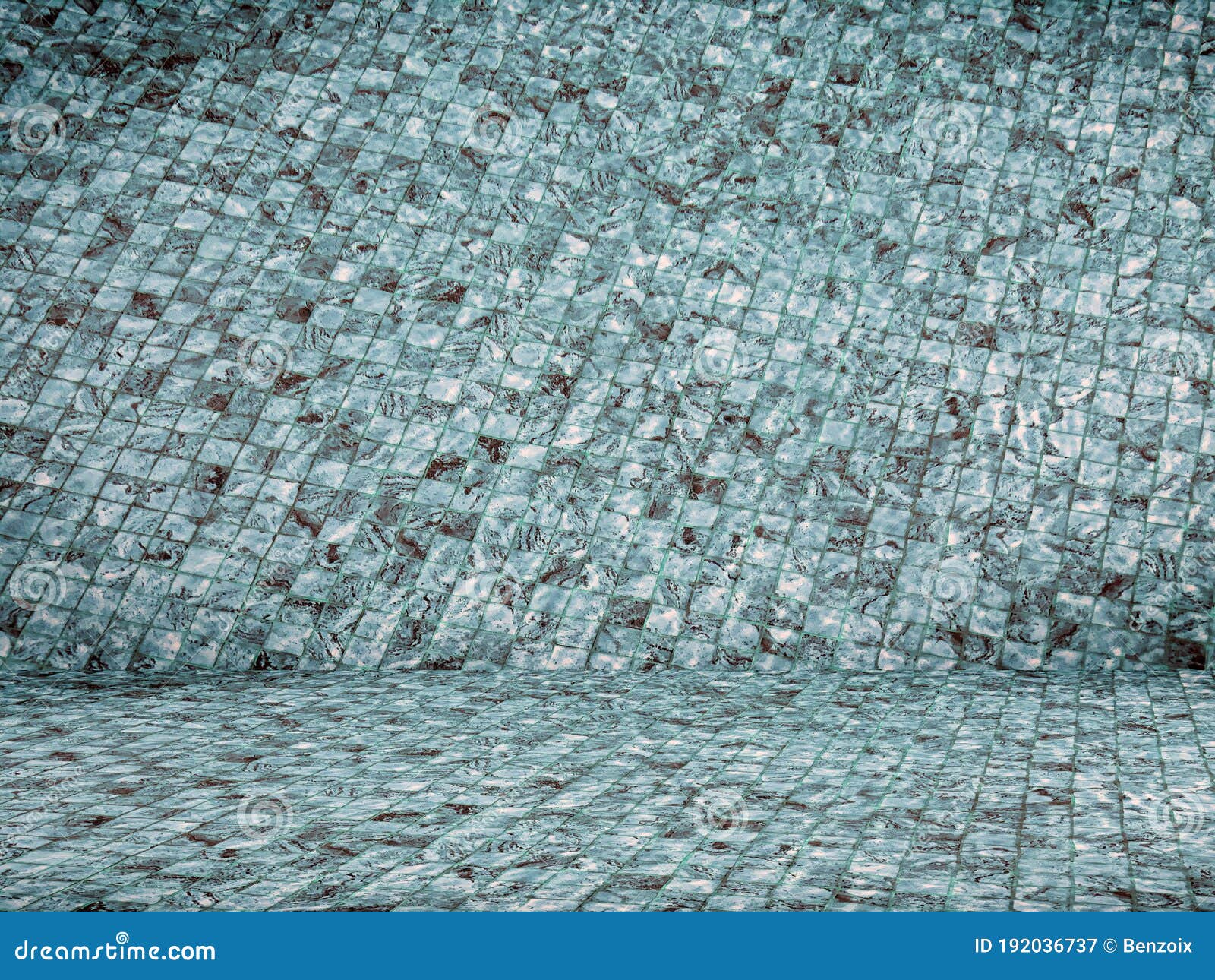 Swimming Pool Bottom Caustics Ripple and Flow with Waves Background ...